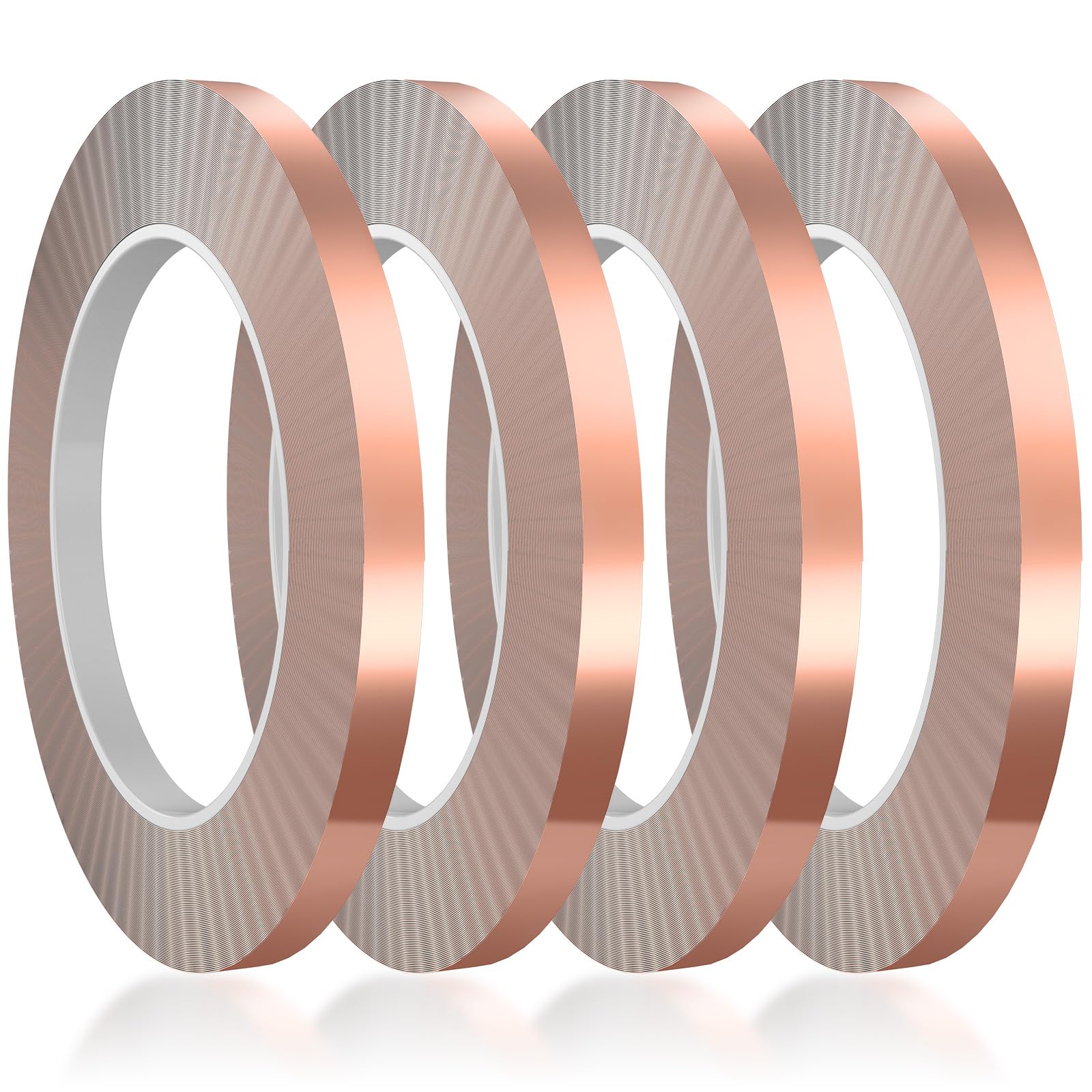 IRONDIY 4 Pack 1/4inch Copper Foil Tape,Copper Tape Double-Sided ...
