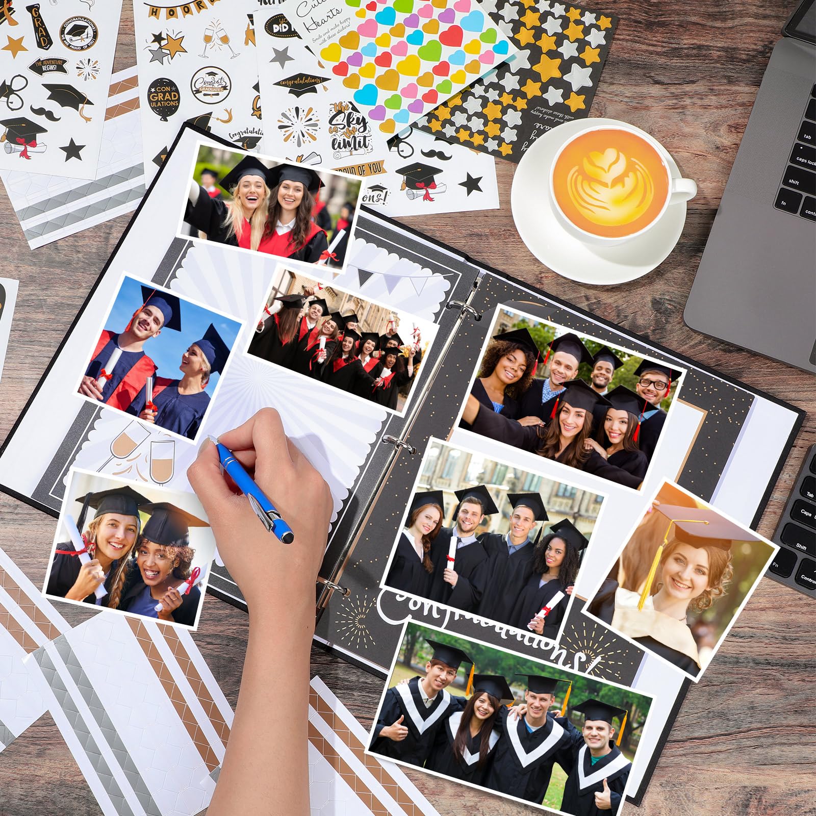 Snapklik.com : Pasimy Graduation Scrapbook Kit A4 Photo Album 60 Pages ...