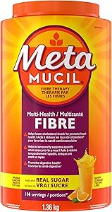 Metamucil, 3 in 1 Psyllium Husk Fibre Powder Supplement for Digestive ...