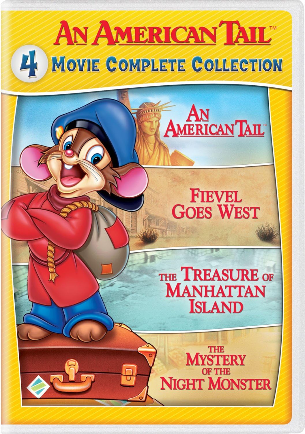 An American Tail: 4 Movie Complete Collection : Amazon.com.mx ...