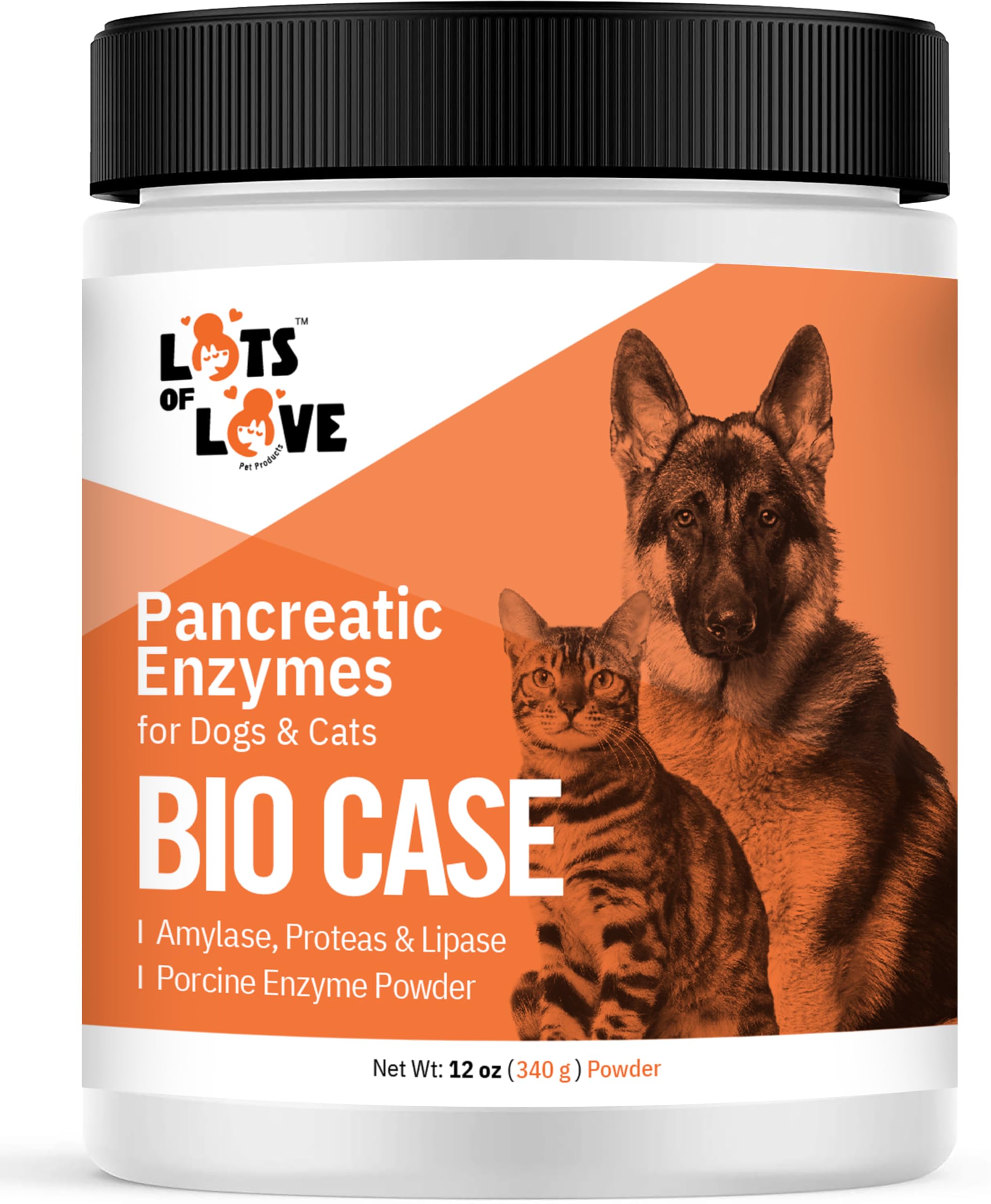Amazon.com : Bio Case - Pancreatic Enzymes for Dog & Cat - 12 Oz Powder ...
