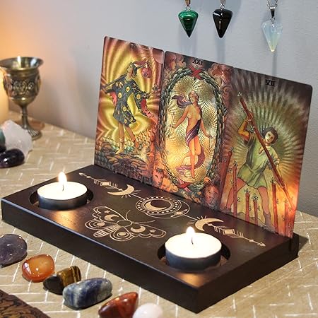 Amazon.com: Curawood Tarot Card Holder Stand - Display Your Daily 3 ...