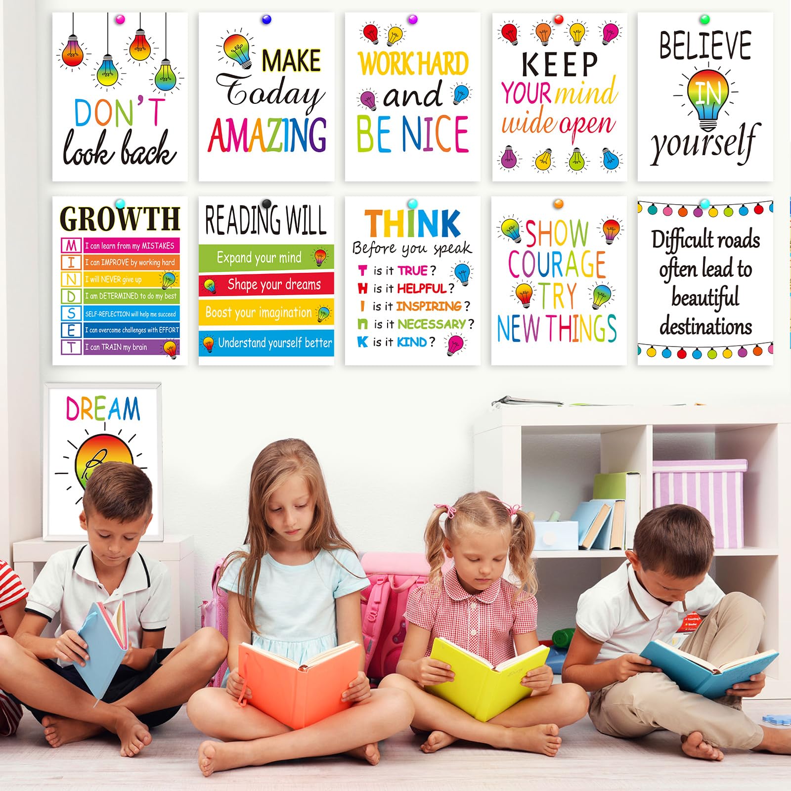 Snapklik.com : 12 Light Bulb Moments Inspirational Quotes Posters For ...