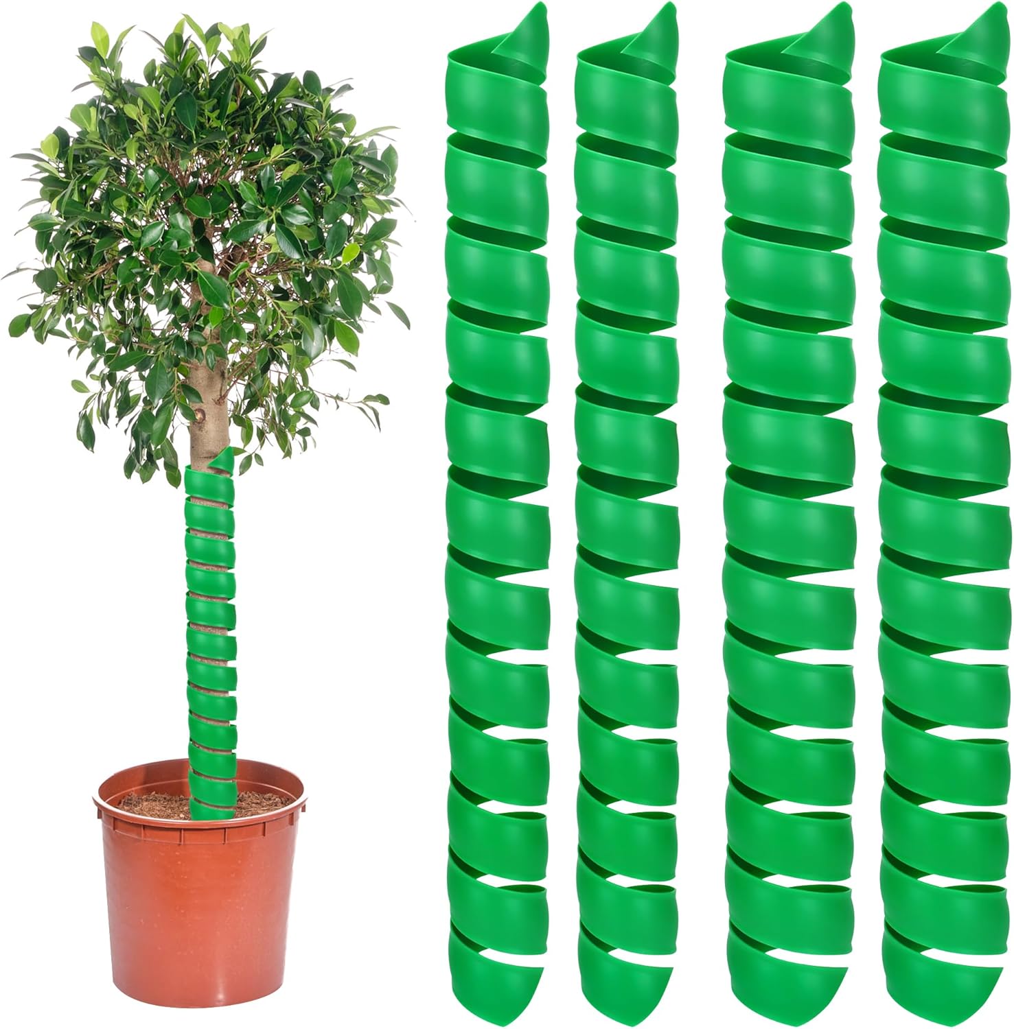 Amazon.com : AUDFA Upgraded 4 Pack Tree Trunk Protector, 2 Size Plastic ...