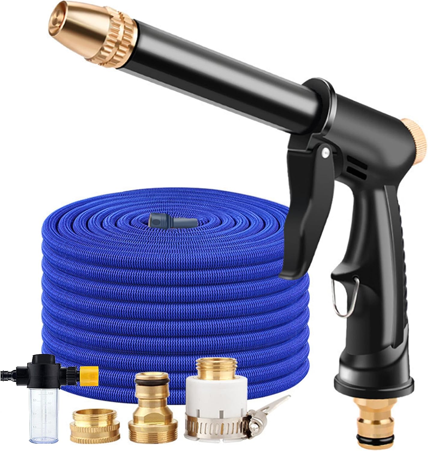 Amazon.com: Expandable Garden Hose, Garden Hose 75 FT, Flexible Water ...