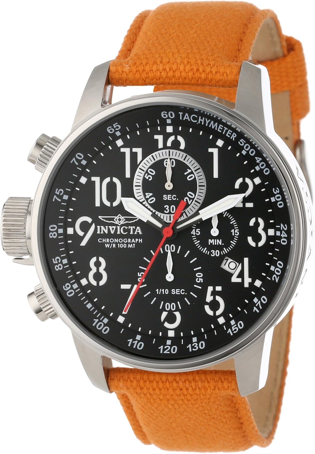 Invicta Force Lefty Men's Quartz Watch with Black Dial Chronograph ...