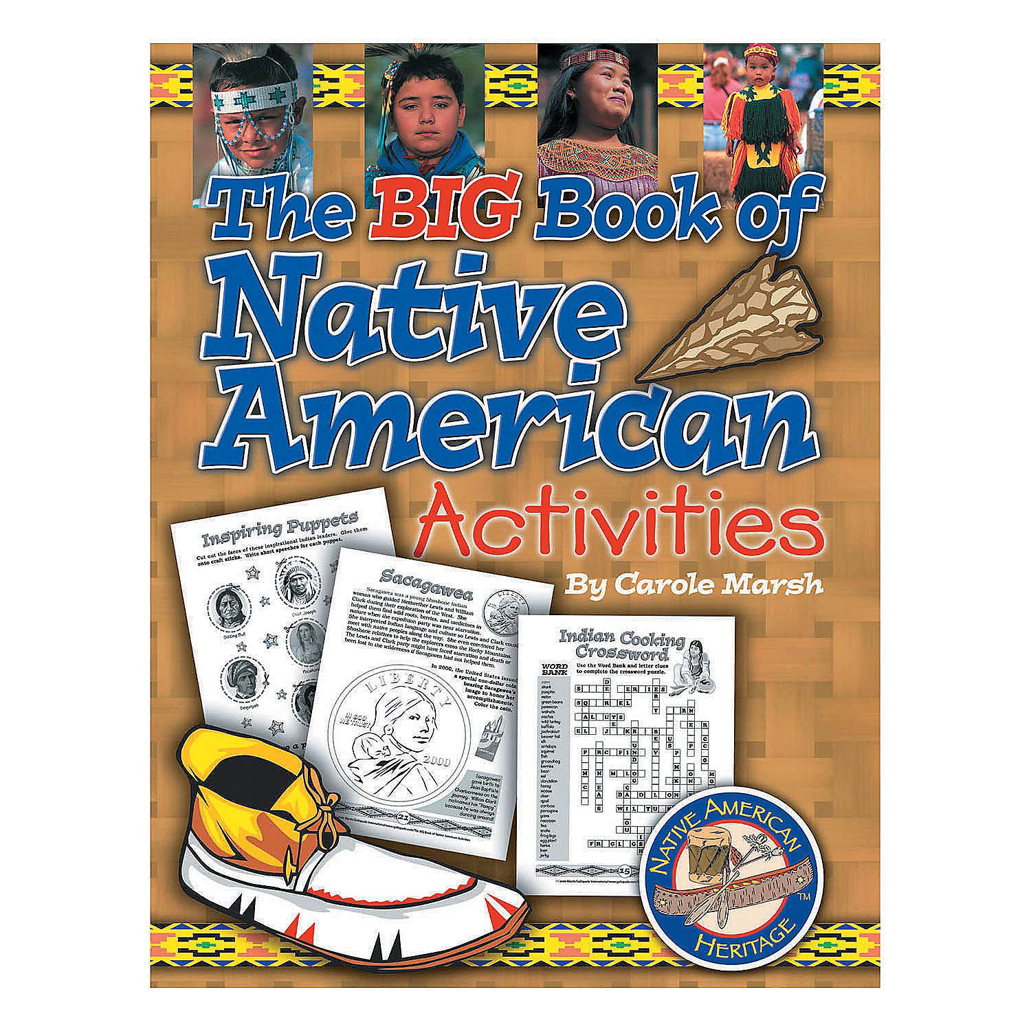 Amazon.com: Big Book Of Native American Activities - 1 Piece ...