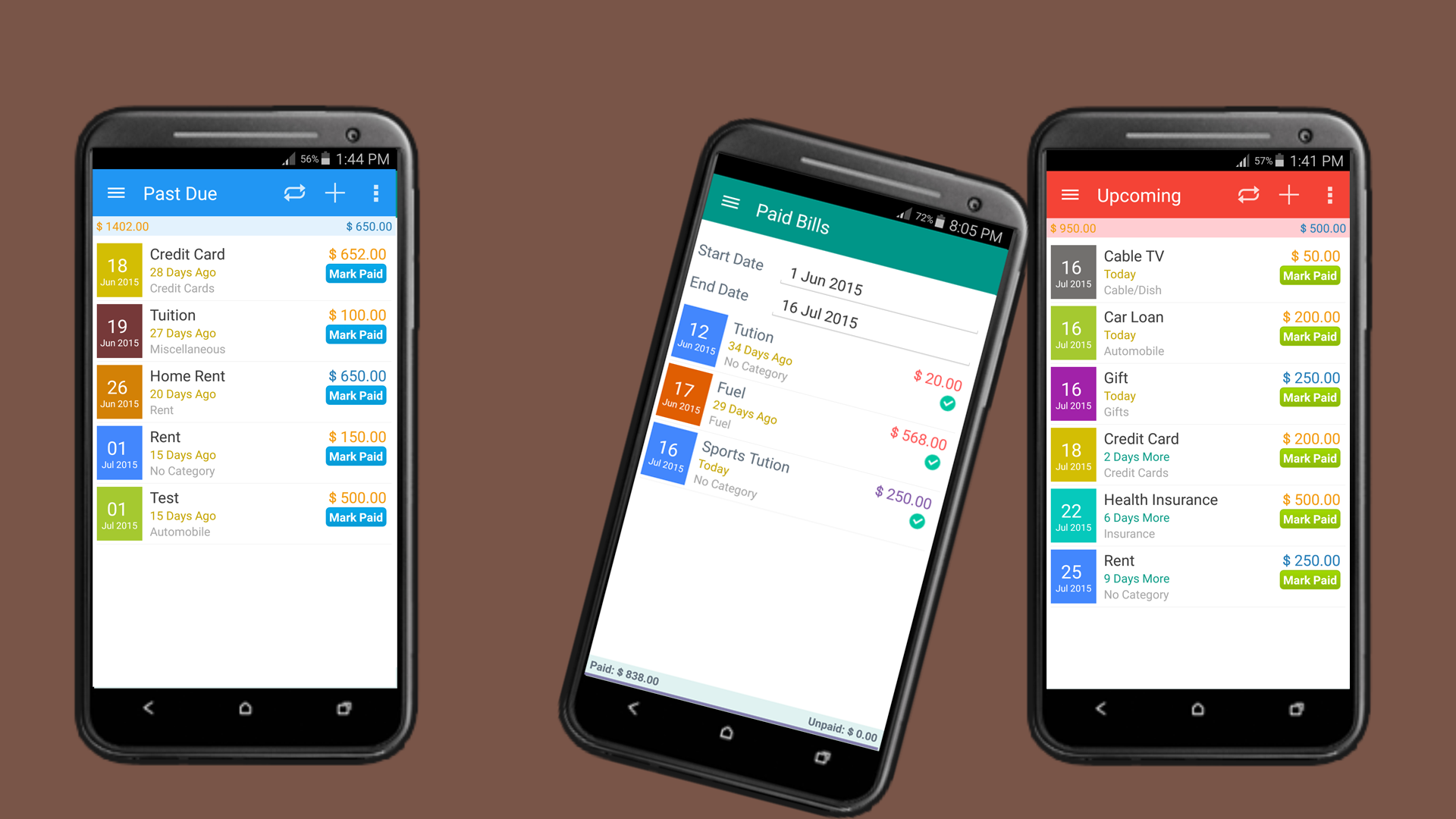 Bills Handler - App on Amazon Appstore