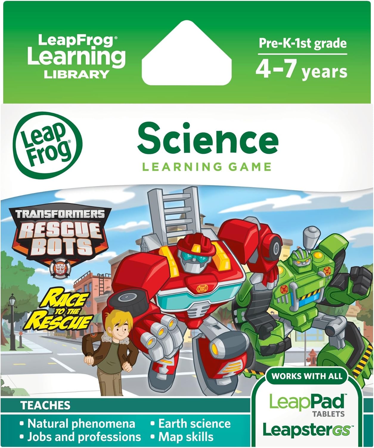 Amazon.com: LeapFrog Explorer Hasbro Transformers Rescue Bots Race to ...