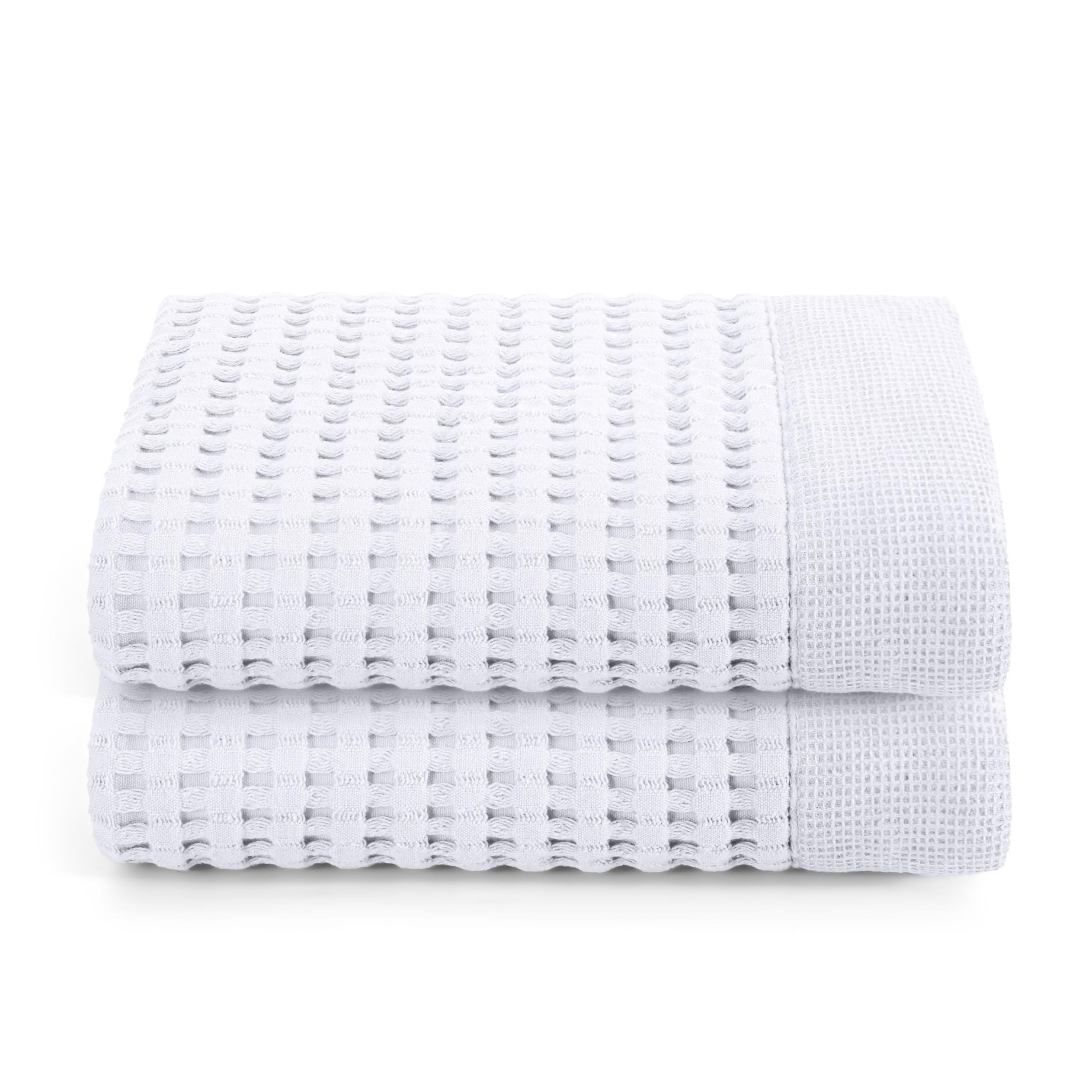 Amazon.com: GILDEN TREE Waffle Hand Towels for Bathroom Quick Dry Large ...