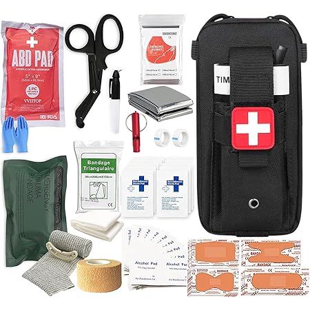 Amazon.com: Medical Kit Trauma Kit with Tourniquet, Emergency Survival ...