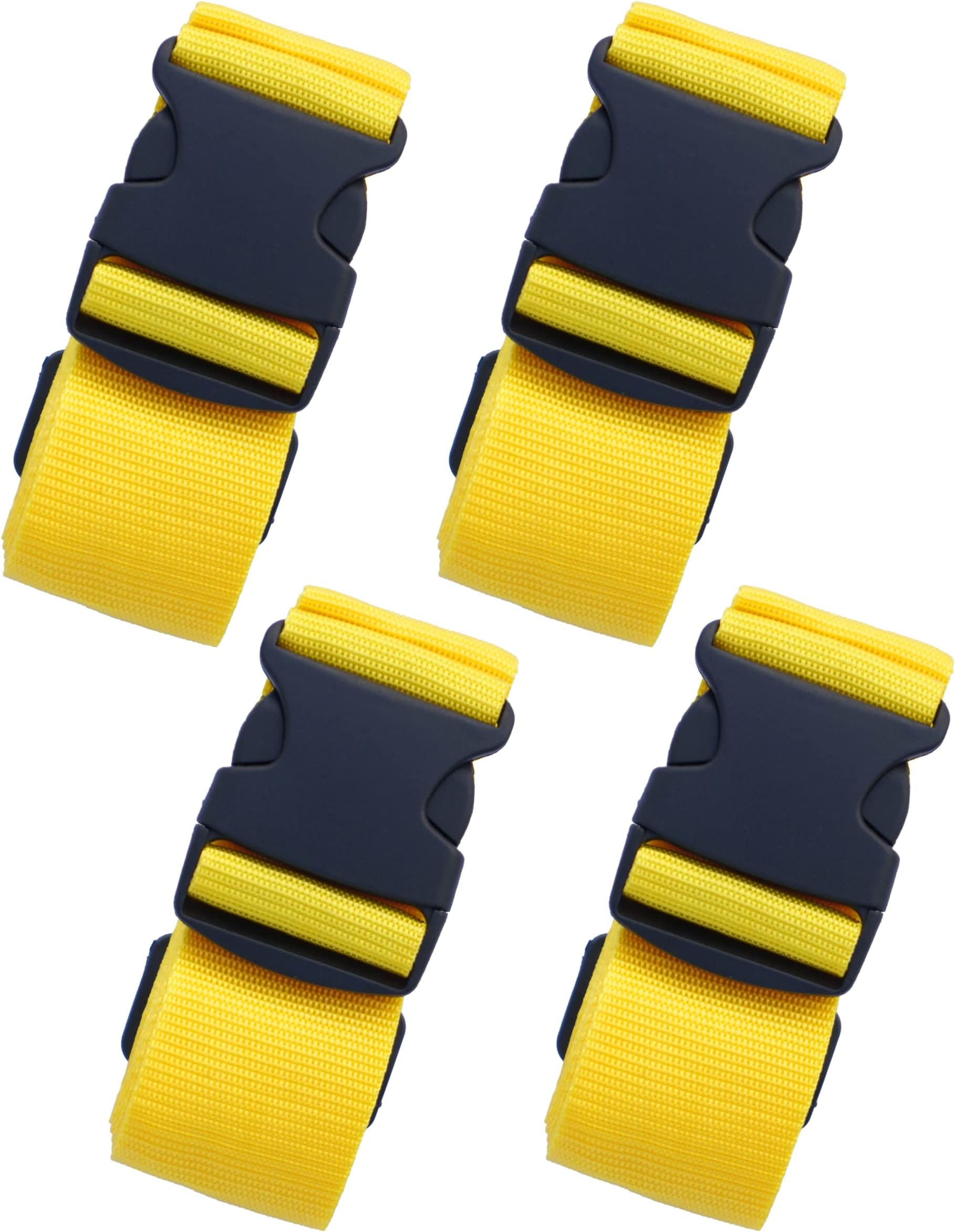AMS 4 PCS Luggage Straps Adjustable Luggage Straps for Suitcases Travel ...