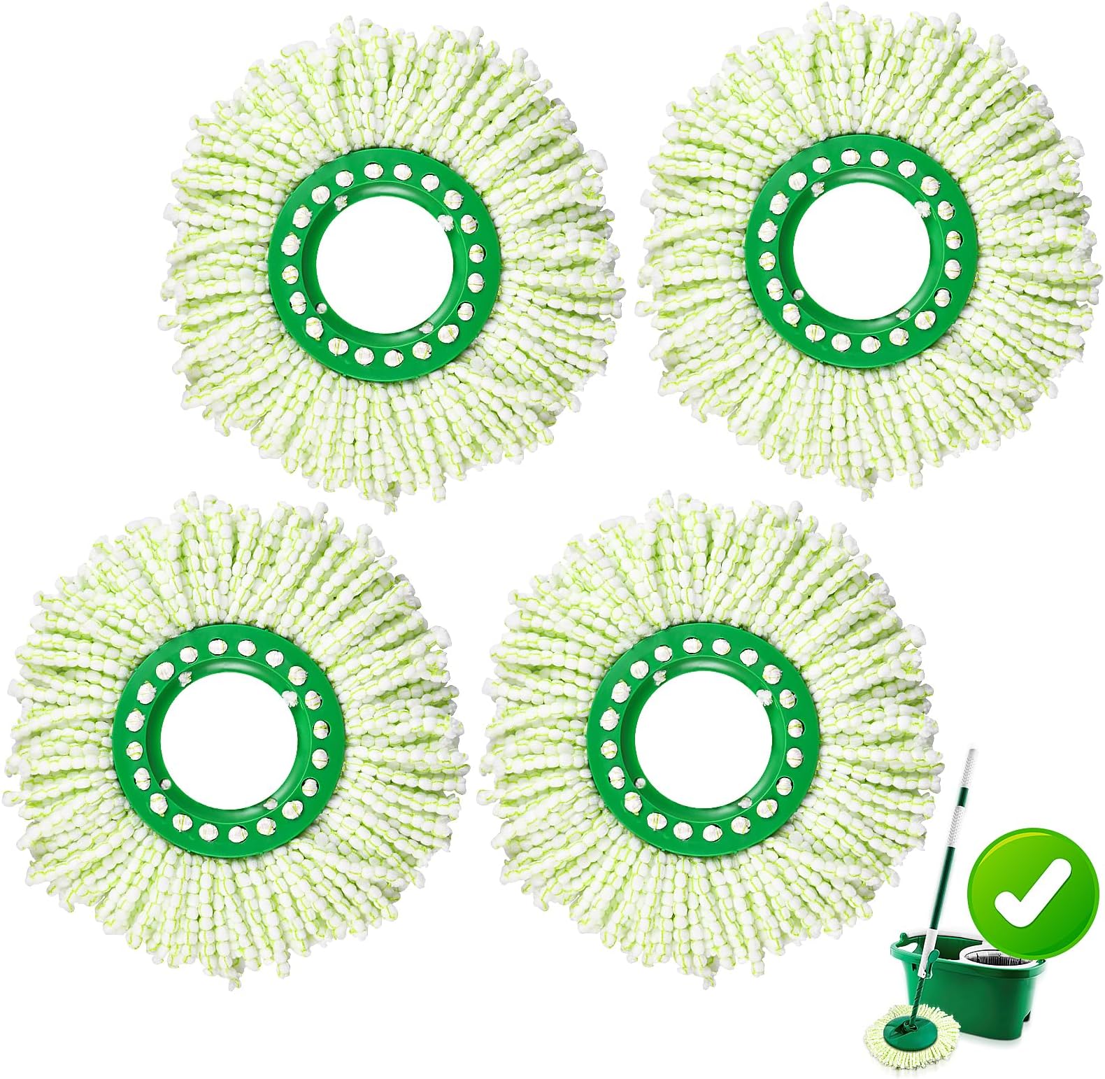 Amazon.com: 3 Pack Mop Head Replacement for Libman Tornado, Spin Mop ...