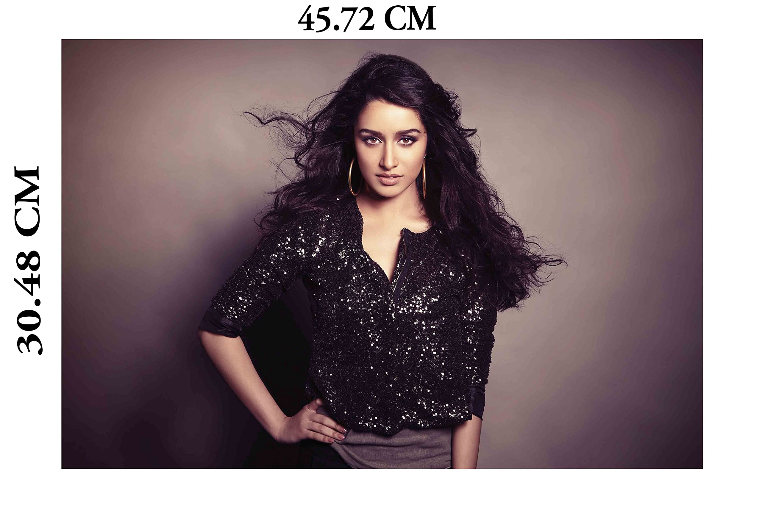 Buy Yellow Alley Actress Shraddha Kapoor Poster|Celebrity Poster ...