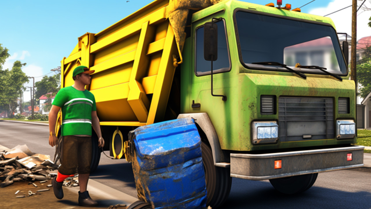 Garbage Cargo Truck Games Offline -Real Metro City Recycling Dump Truck ...
