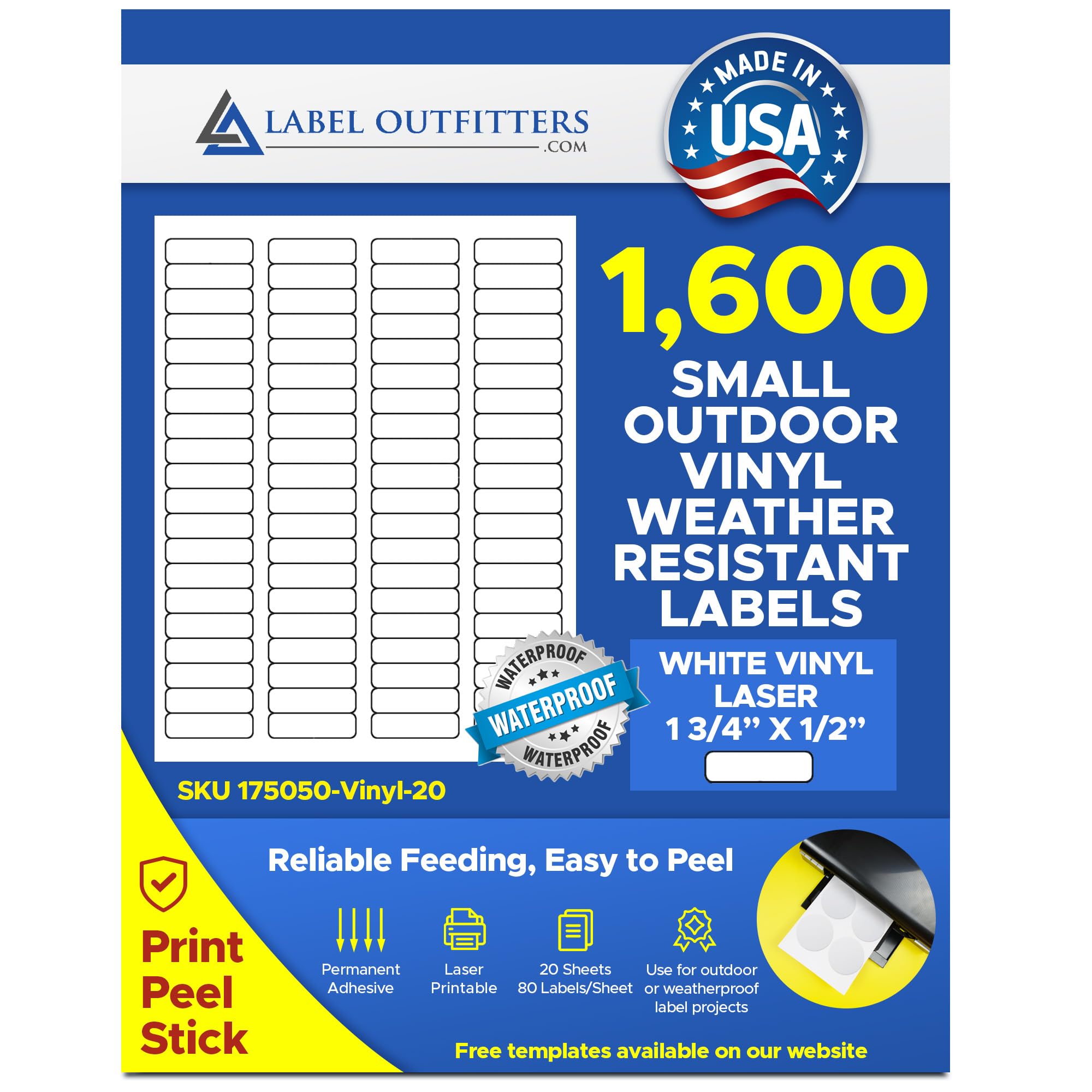 Waterproof Printable Labels