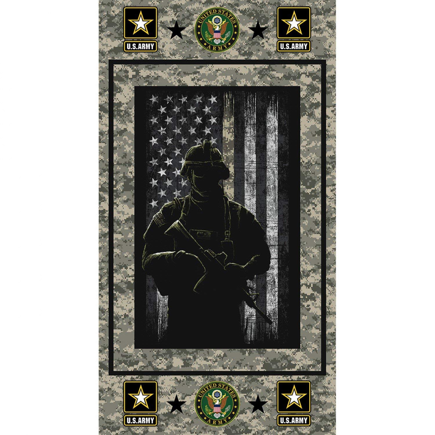 Amazon.com: SYKEL ENTERPRISES Army Miltary 24 x 44 inches Panel Sykel ...