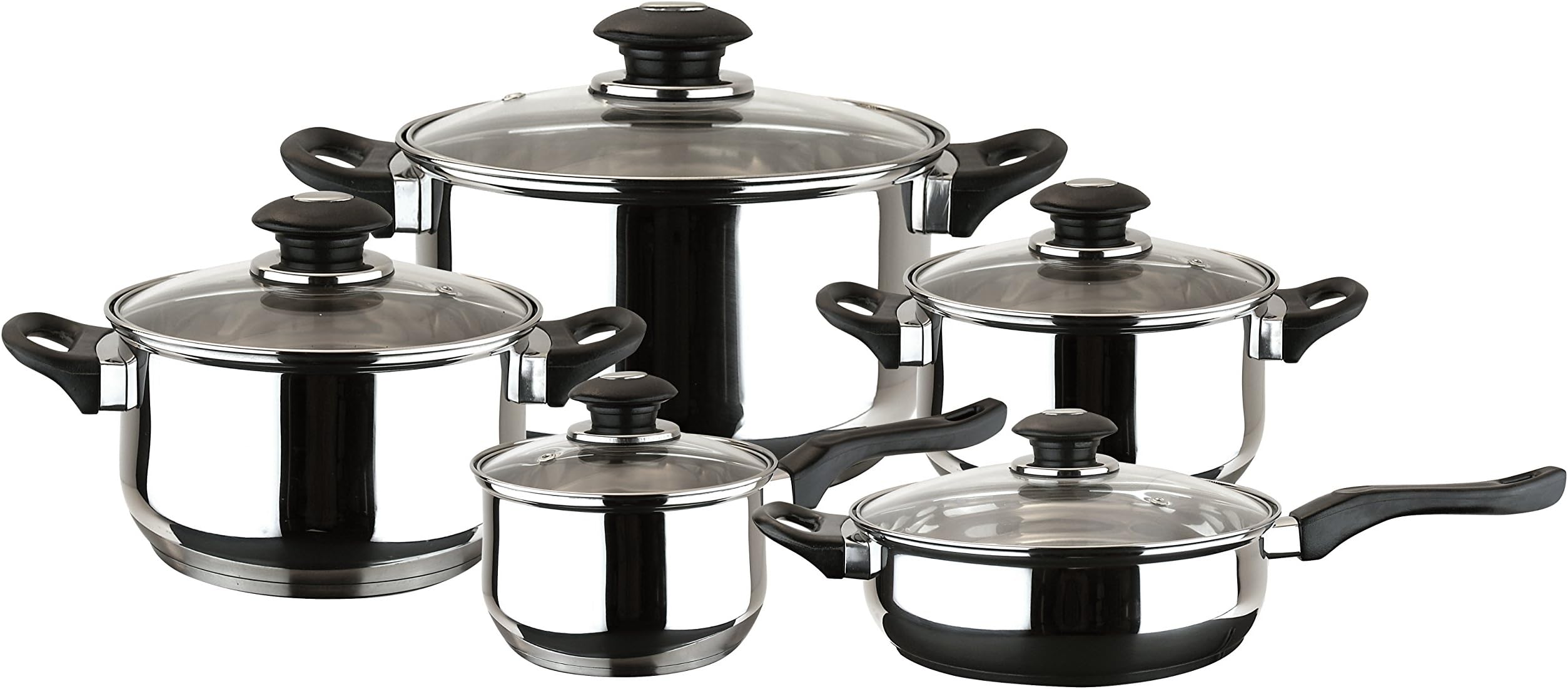 Amazon.com: MAGEFESA ® Family 10 Piece Cookware Set, Crafted from ...