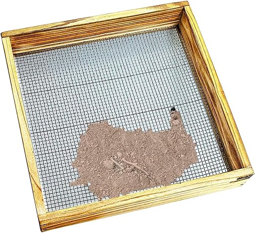 Wooden Soil Sifter, Garden Sieve Soil Sifter, Wood Gardening Sifting ...