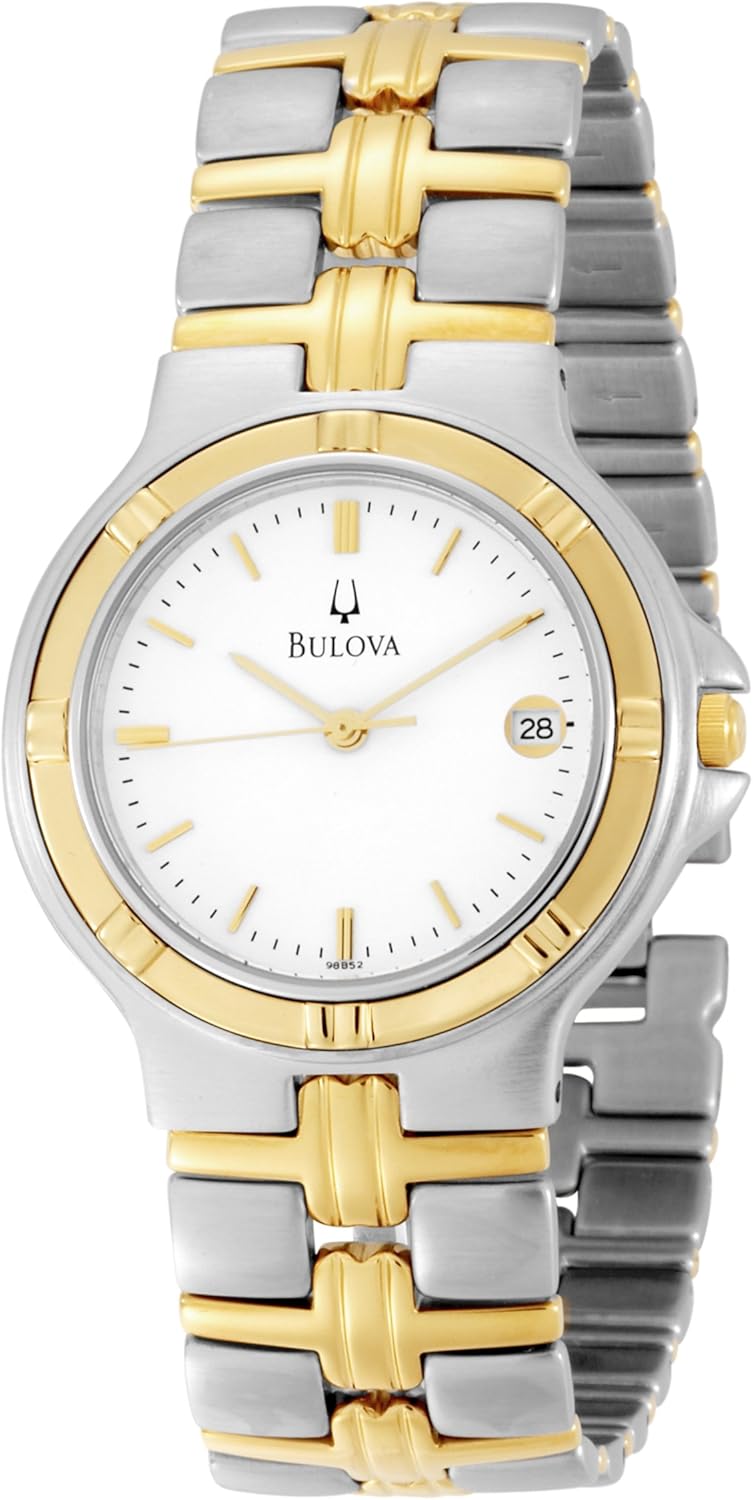 Bulova Men's 98B52 Calendar Bracelet Watch : Amazon.co.uk: Fashion