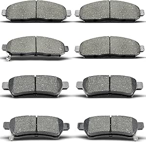Amazon.com: evkingauto Front Rear Ceramic Brake Pad Fit For Nissan Frontier 2005-2022,For Nissan ...