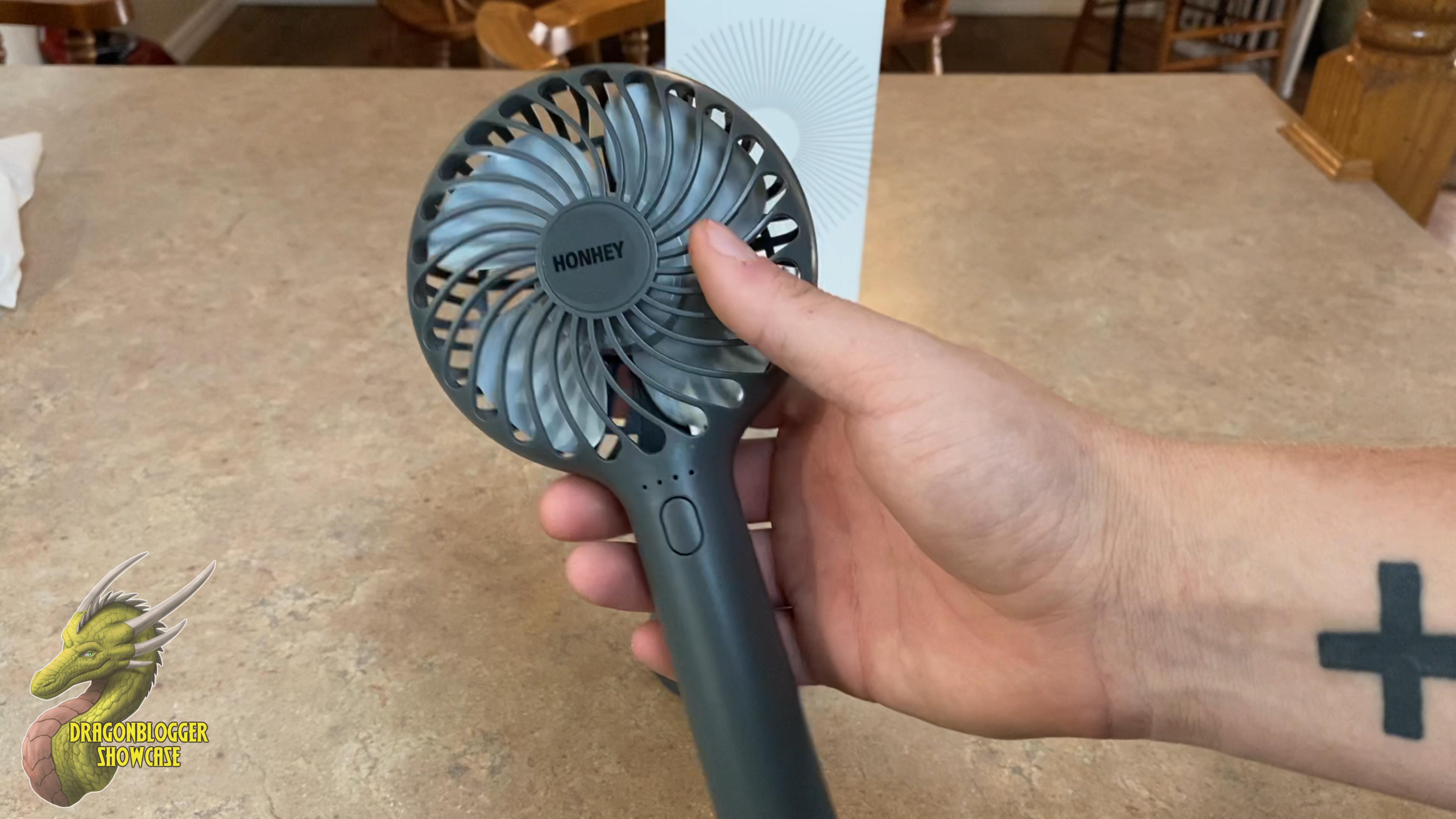 Watch How Well Does it Work? Testing HONHEY Handheld Personal Fan on ...