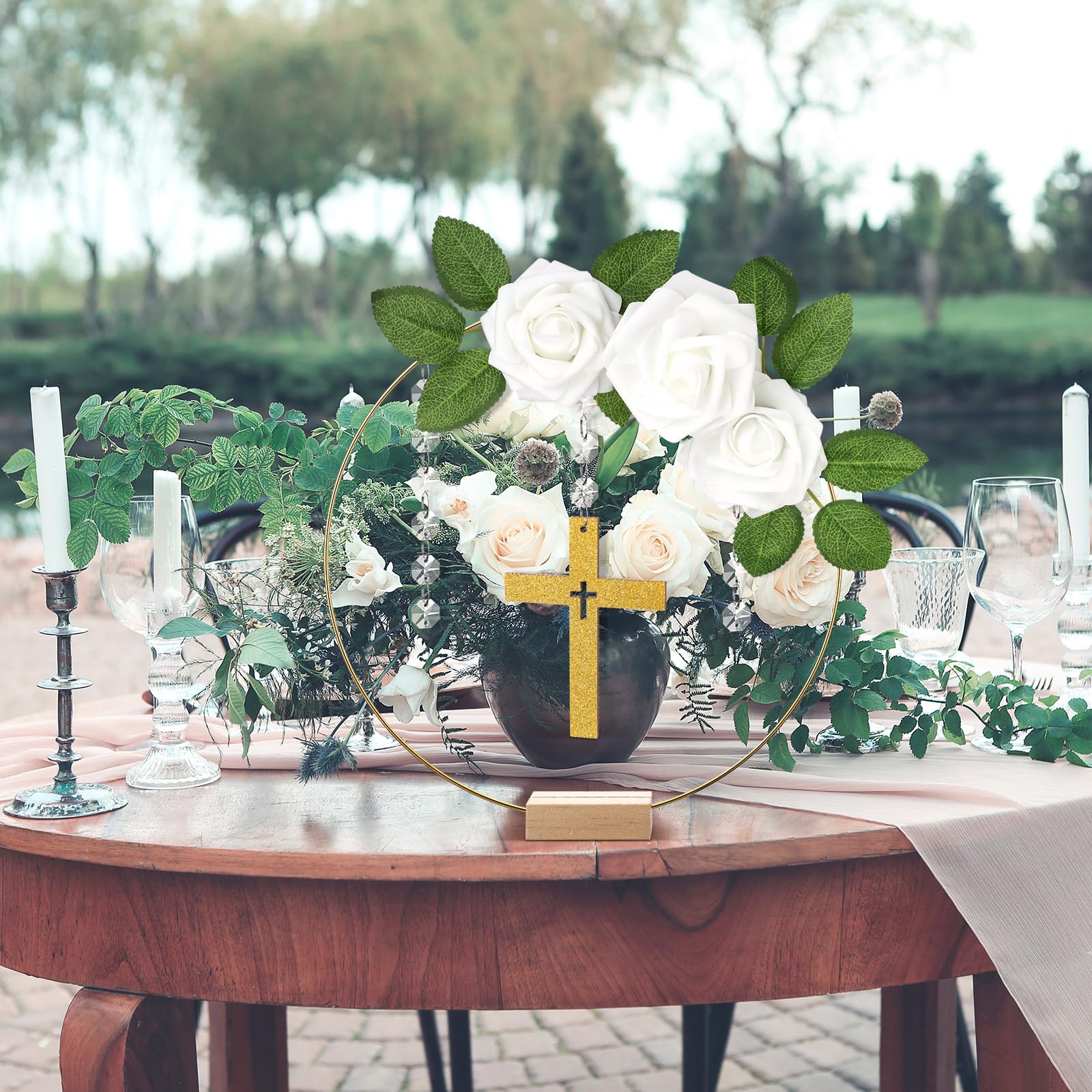 Baptism Arrangements Centerpieces Baptism & Communion Decor