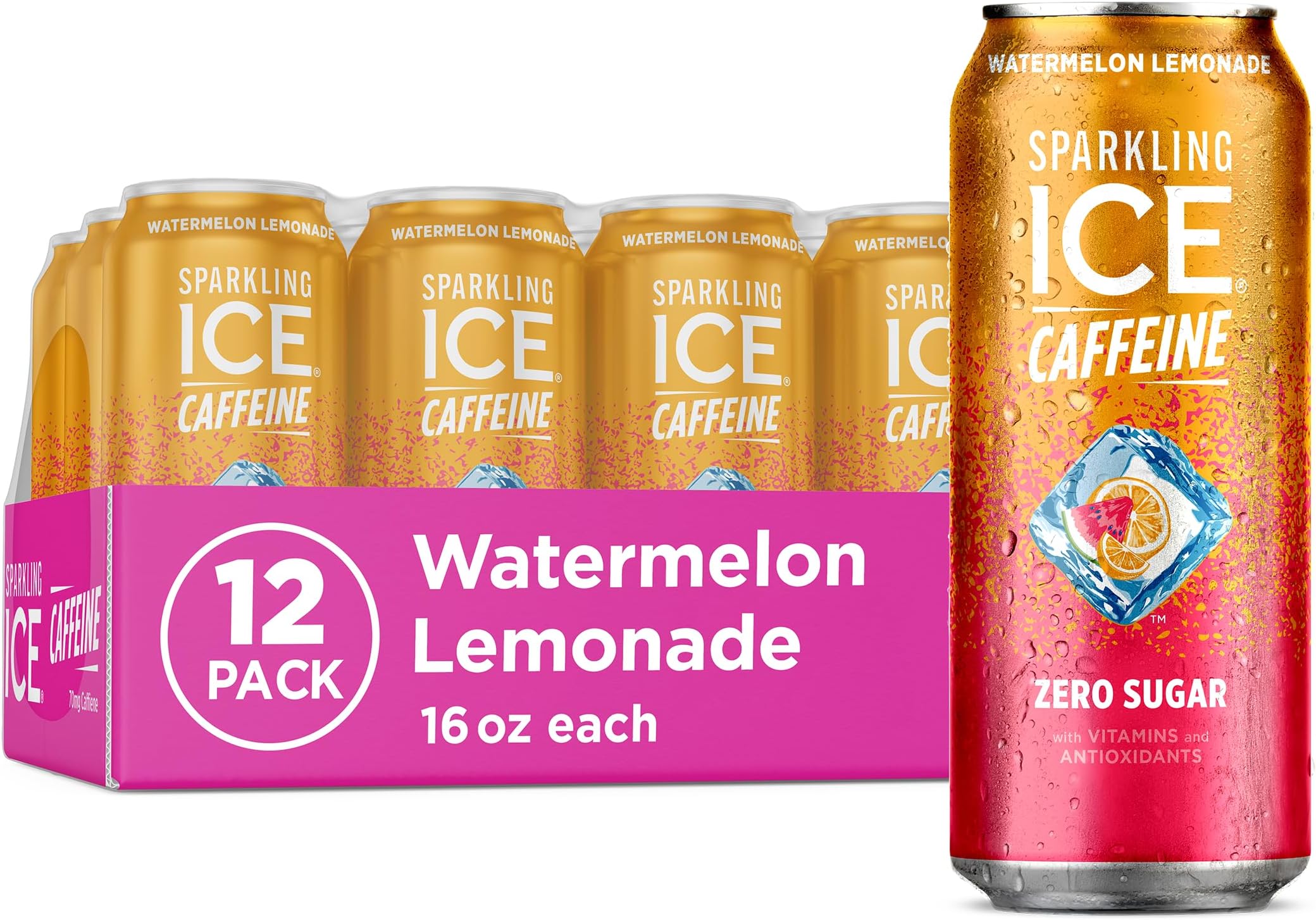 Amazon.com: Splash Fizz, Black Cherry Flavored Sparkling Water, Zero ...