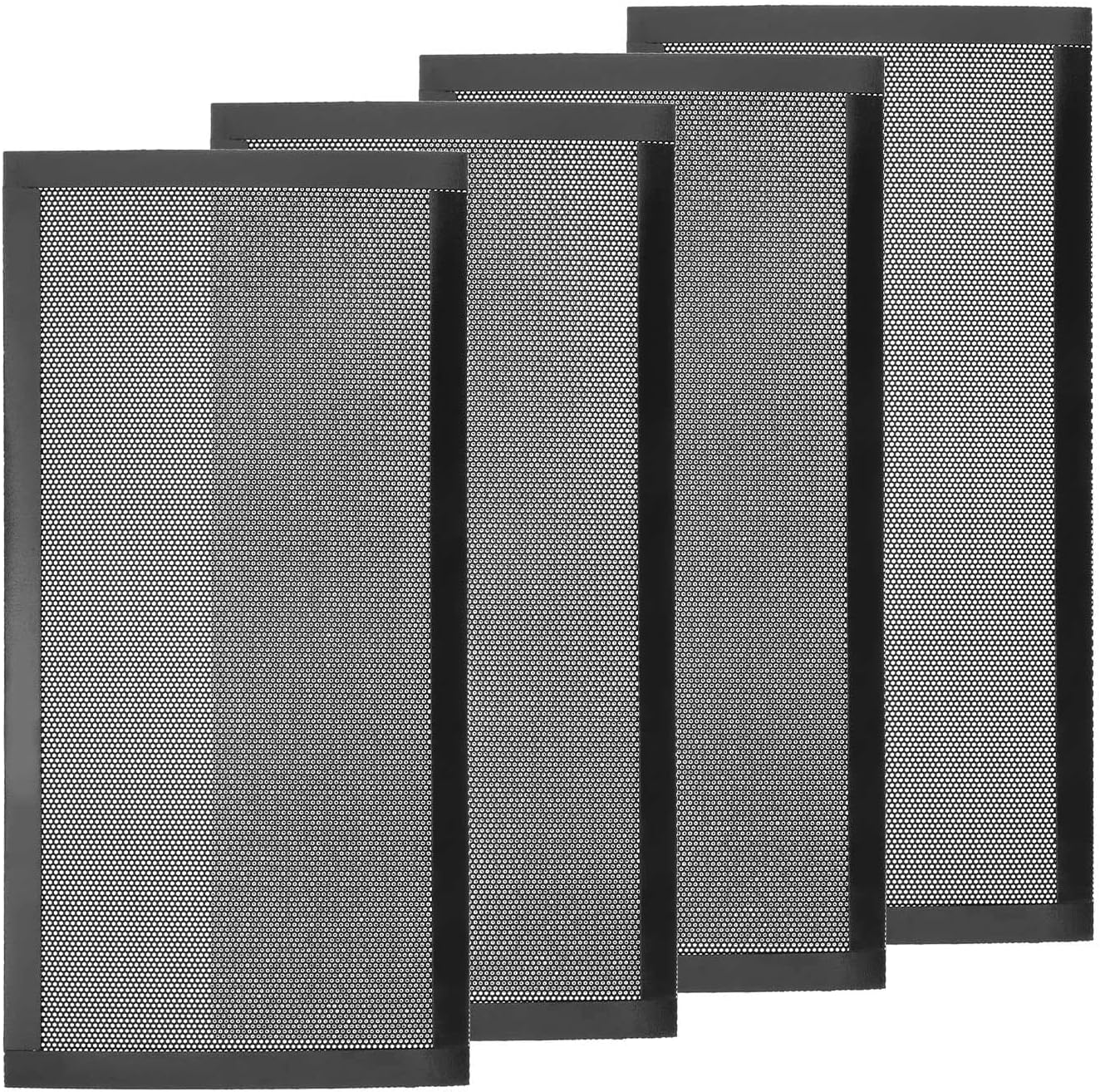 VGOL 4PCS Dust Filters for Computer Cooler Fan Magnetic Frame Washable ...