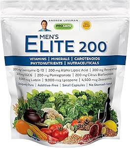 Amazon.com: ANDREW LESSMAN Multivitamin-Men's Elite-200 120 Packets ...