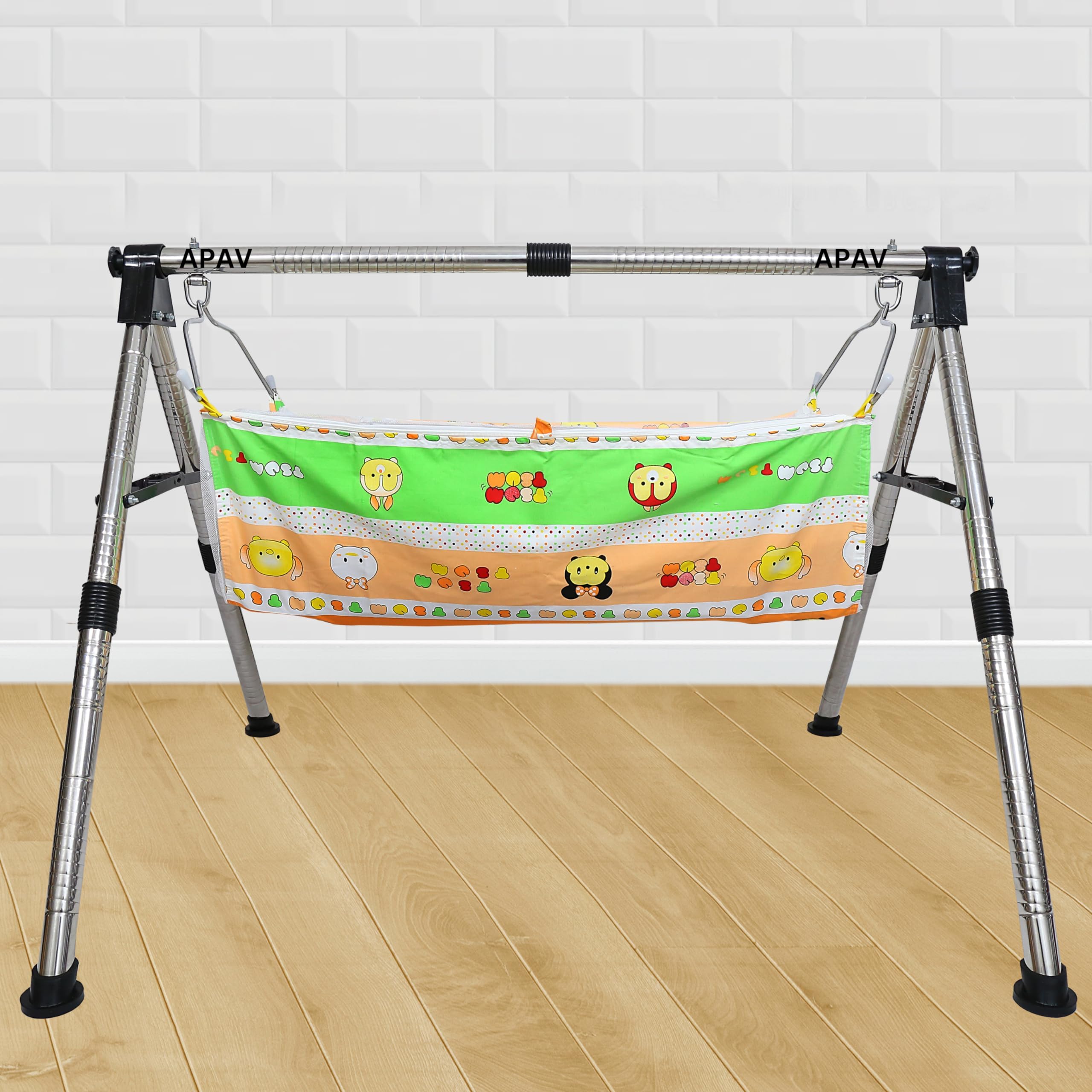 A to Z Hub Baby Boys and Girls Portable Folding Swing Cradle, with Free ...