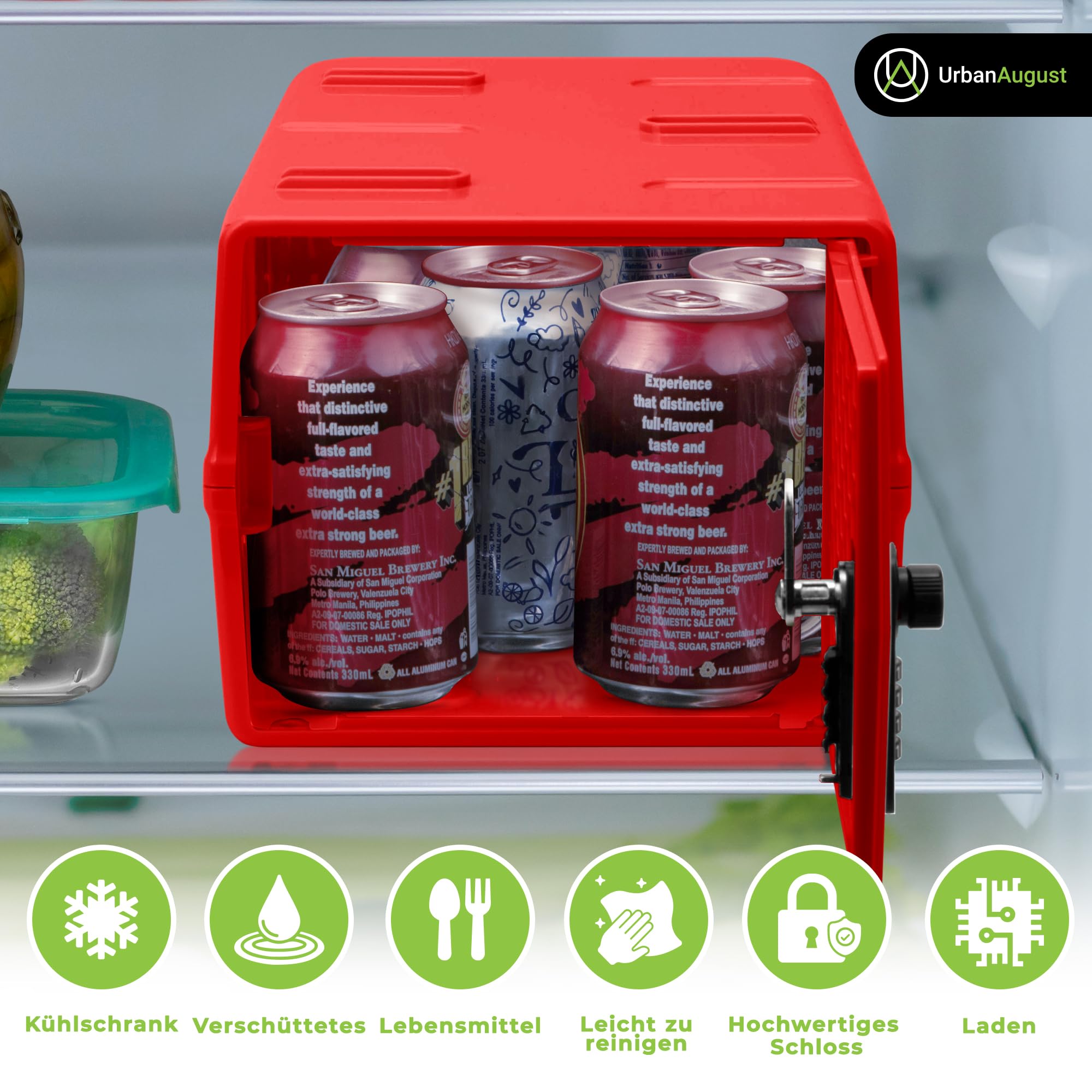 Snapklik.com : Urban August Dual Combination & Keyed Lockbox - Lockable ...
