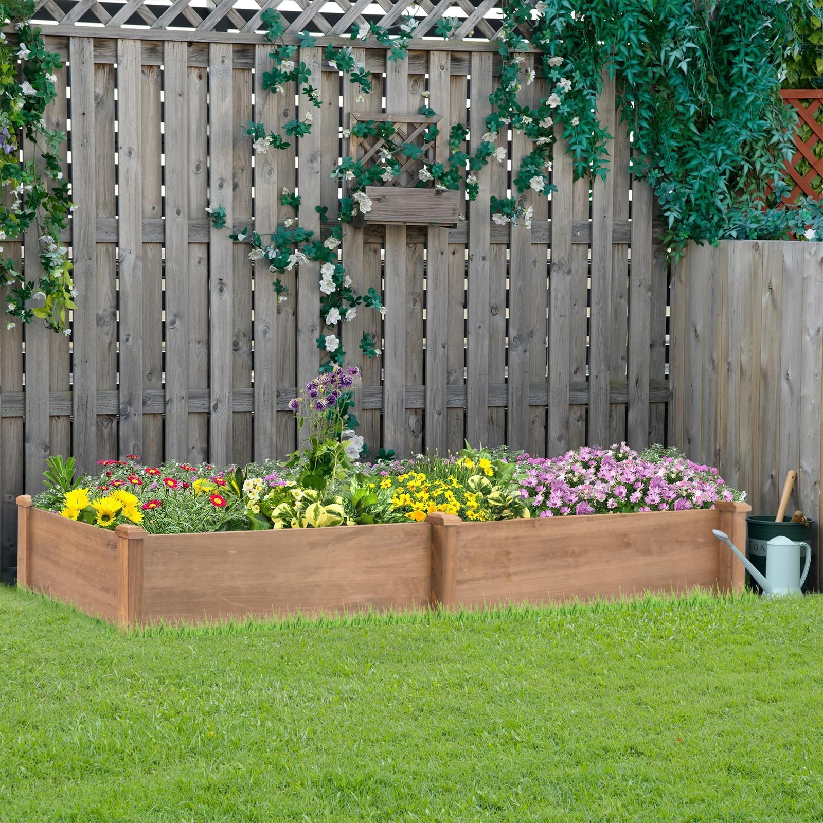 Amazon.com: Phoenix Vine Raised Garden Bed Planter Box (18"x 18"x 30 ...
