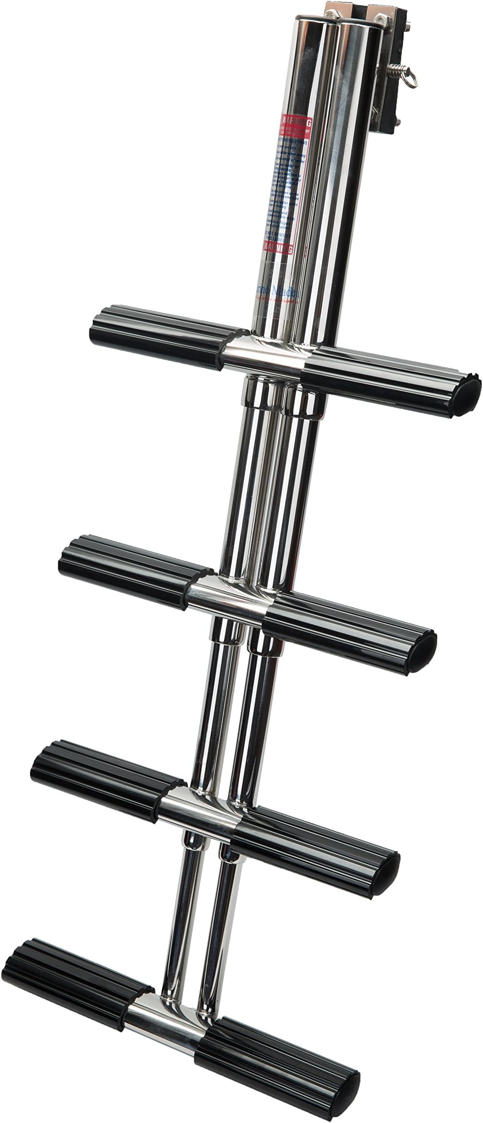 Amazon.com: Mojiate 4 Steps Transom Sport Dive Ladder Boat Stainless ...