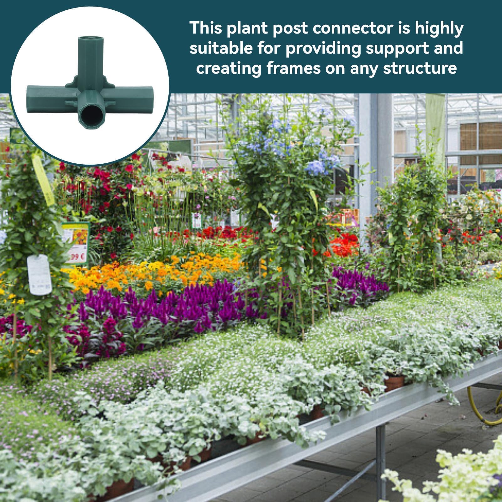 Snapklik.com : 8pcs Gardening Frame Connector, 5 Way Corner Connector ...