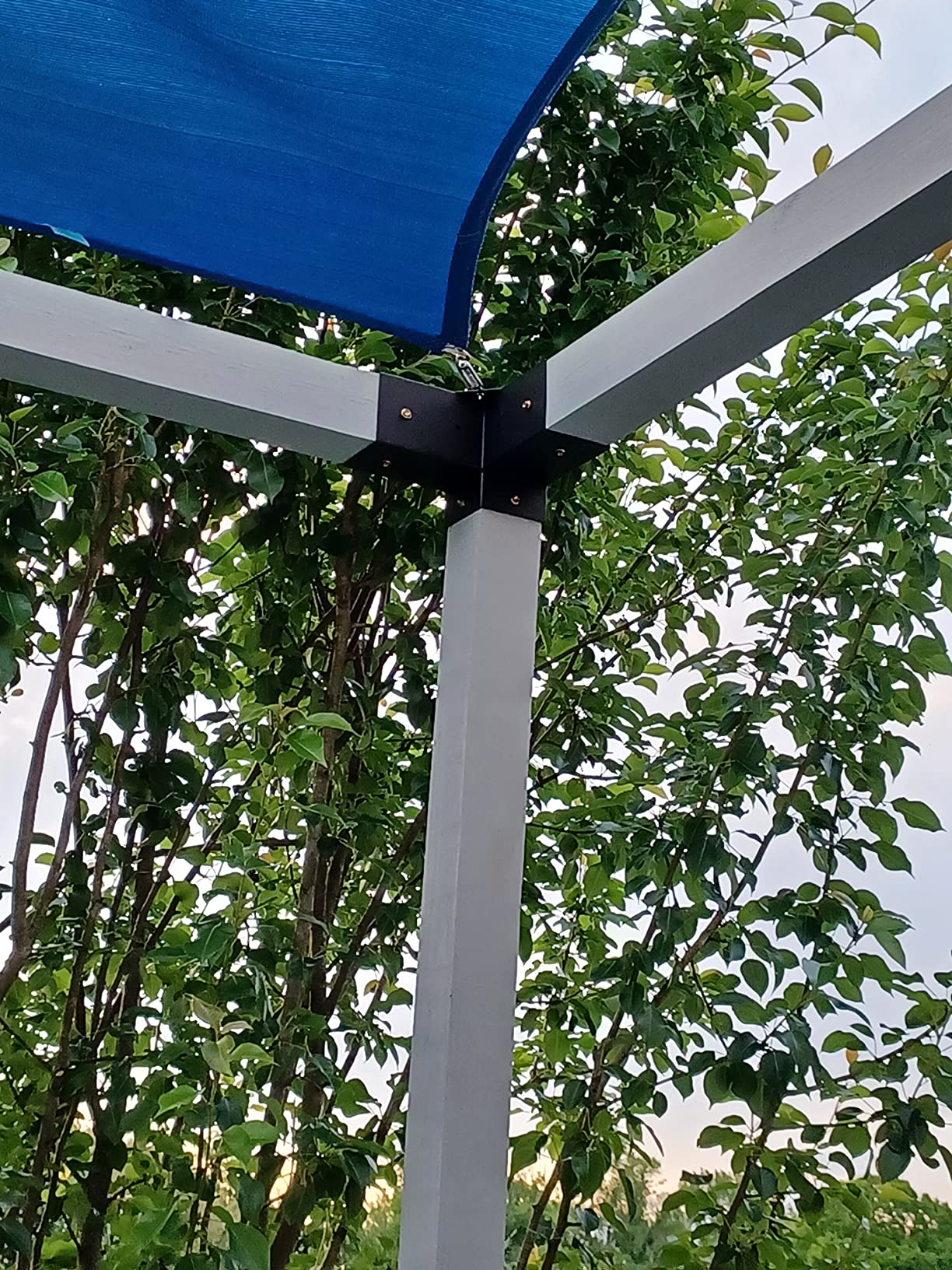 $27/mo - Finance Grehitk Pergola Kit with Brackets 3-Way Right Angle ...