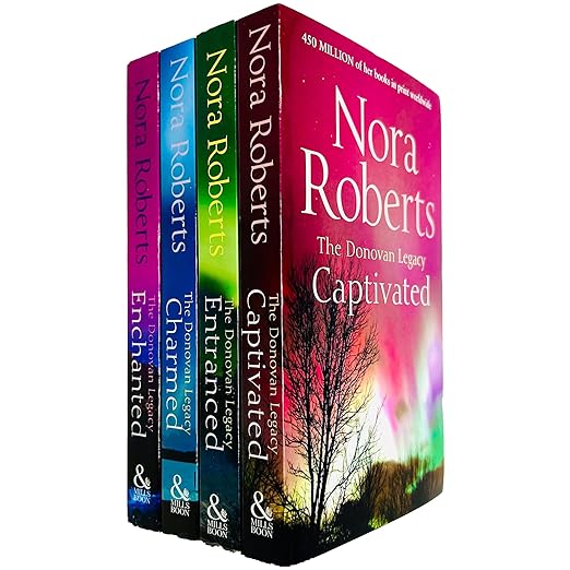 Nora Roberts Donovan Legacy: 4 books (Captivated / Entranced / Charmed / Enchanted): Nora ...