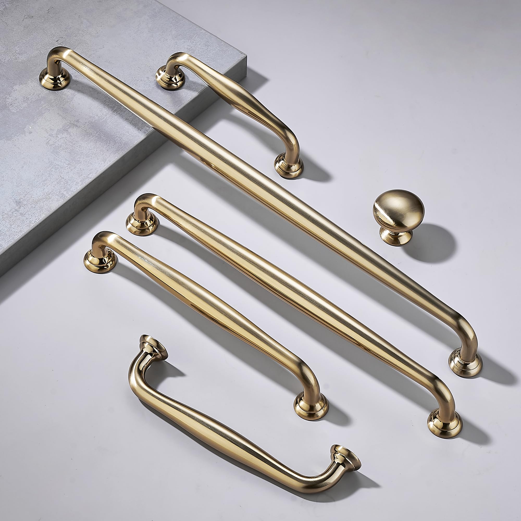 Poignées Armoires Cuisine Aerdeco 10 Pack Chapagne Bronze Cabinet Pulls ...