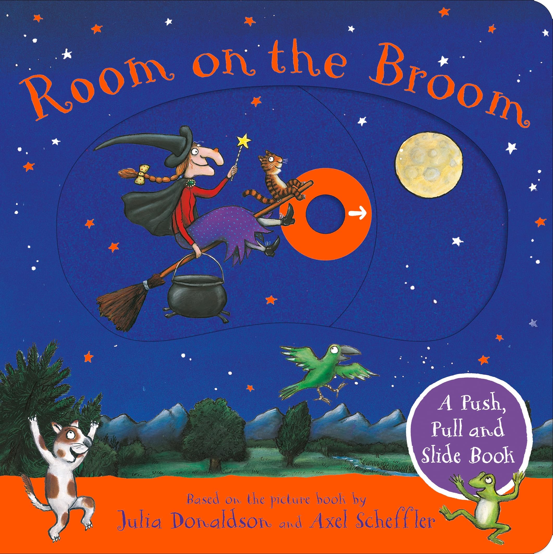 Room on the Broom: A Push, Pull and Slide Book: The perfect Halloween ...