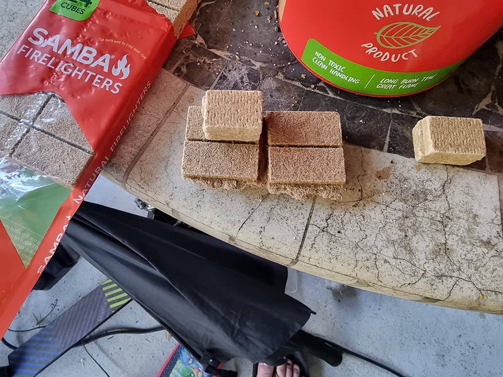 Samba Natural Firelighters - 100 Pack Cube Firelighters : Amazon.com.au ...