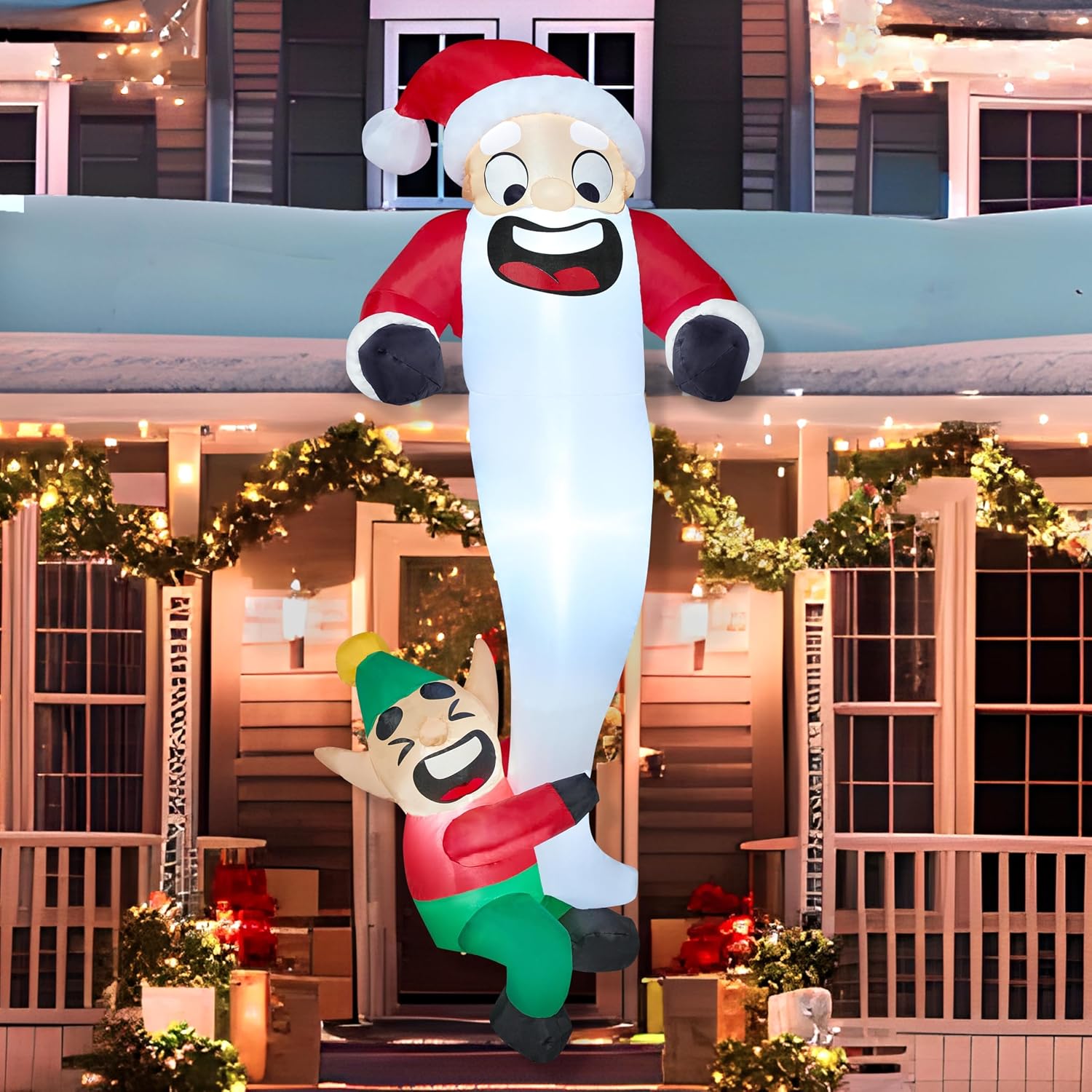 Amazon.com: Joiedomi 6 FT Christmas Inflatables Outdoor Decorations ...