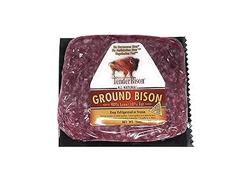 Amazon.com: Tender Bison 90% Lean Ground Bison, 16 Oz