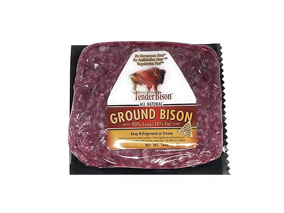 Amazon.com: Tender Bison 90% Lean Ground Bison, 16 Oz