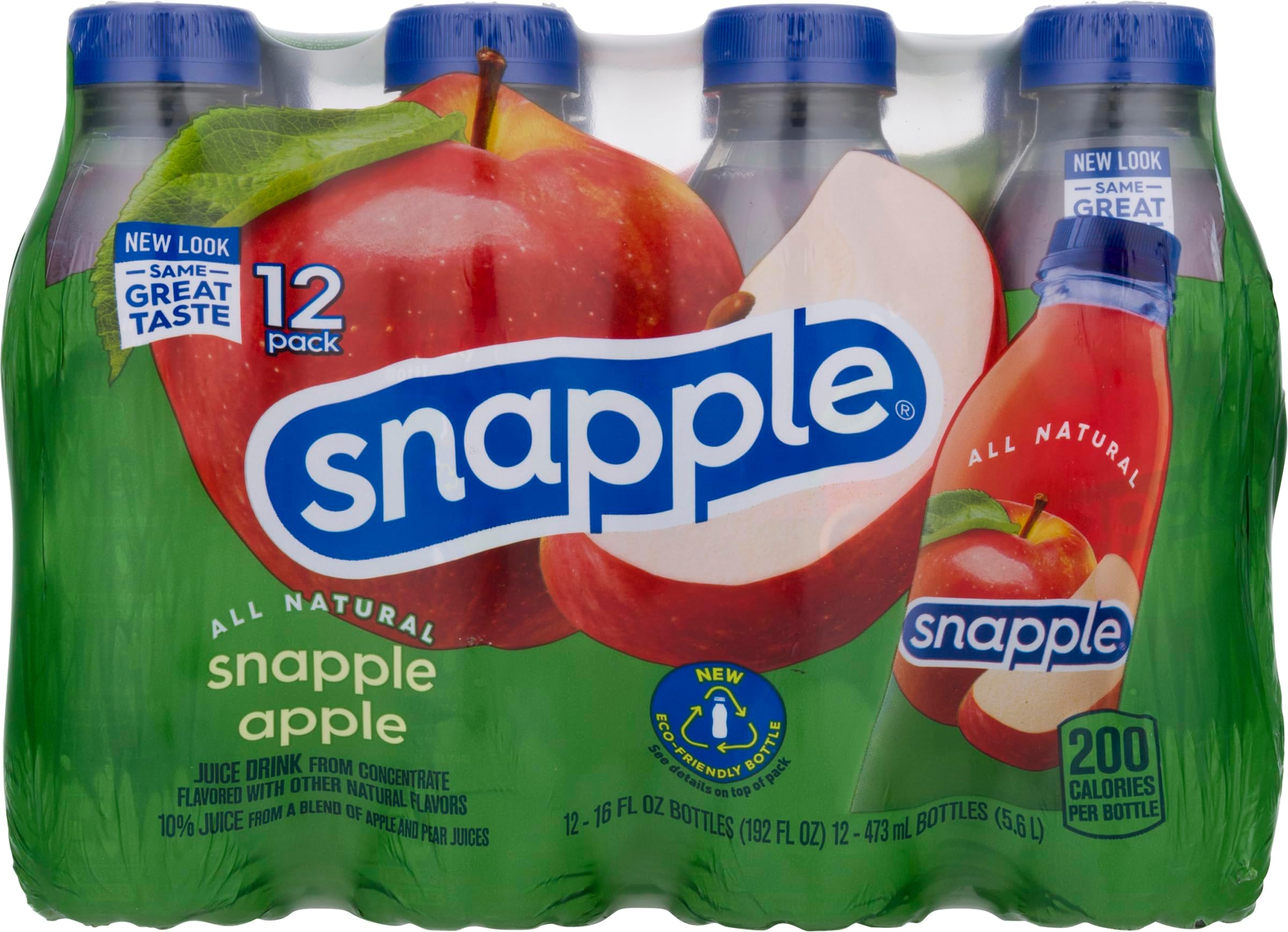 Amazon.com : Snapple, Snapple Apple, 16 Fl Oz, 12 Pack : Grocery ...