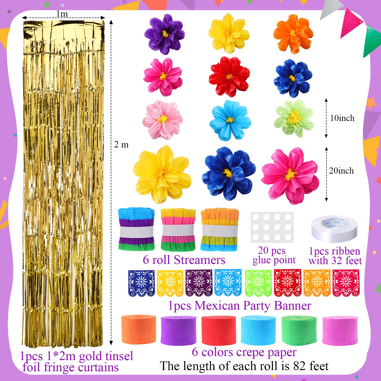Mexican Paper Streamers Papel Picado