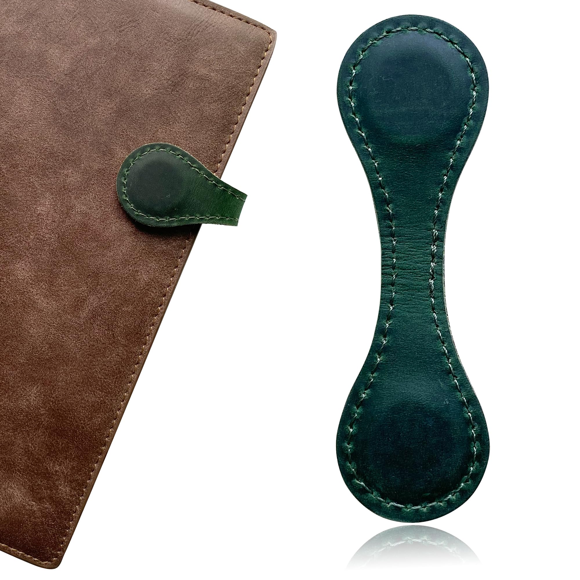 Amazon.com: Magnetic Leather Bookmarks, Magnetic Bookmarks, Genuine ...