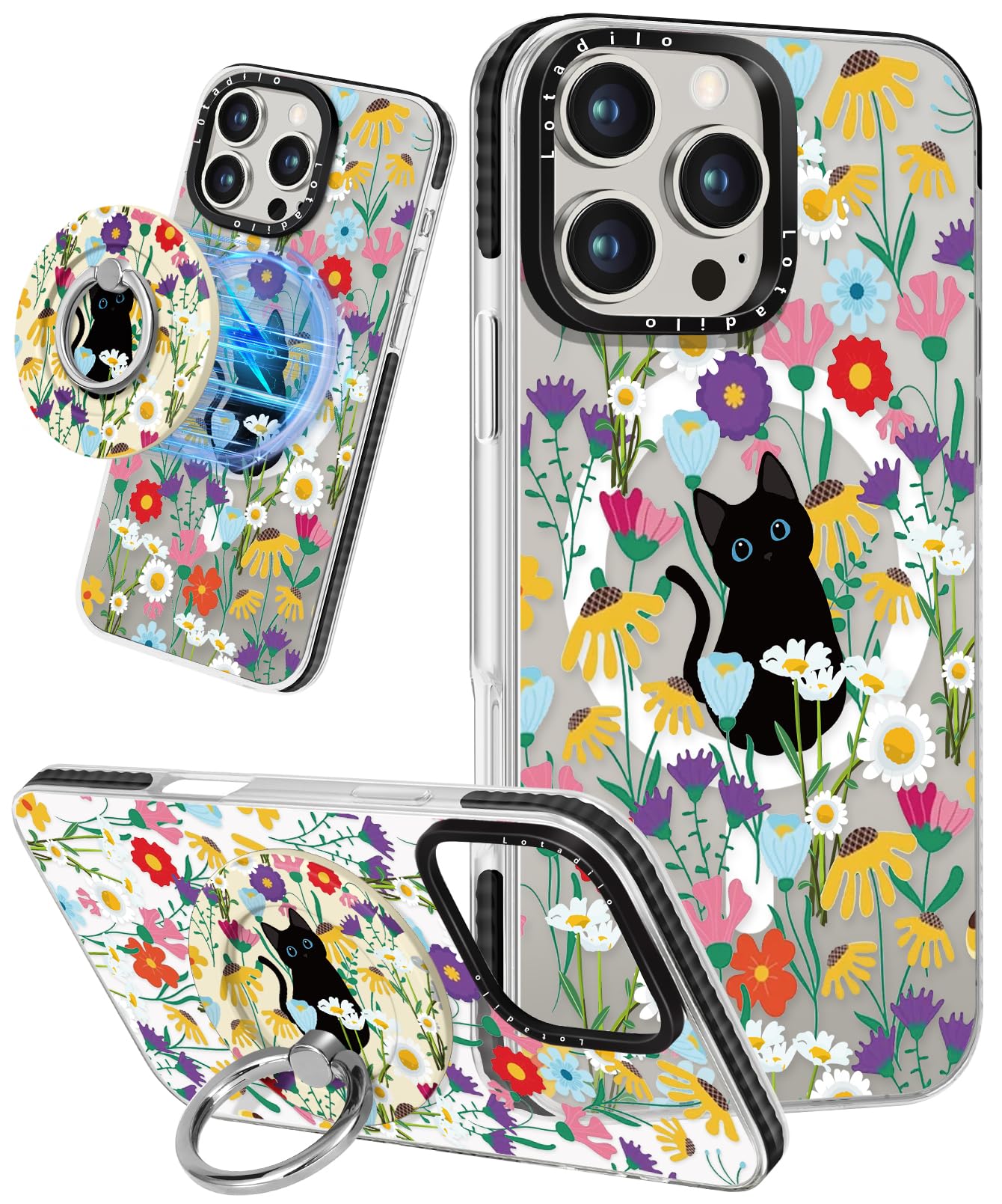 Amazon.com: Lotadilo Cute Case for iPhone 16 Pro Max for Women Girls ...