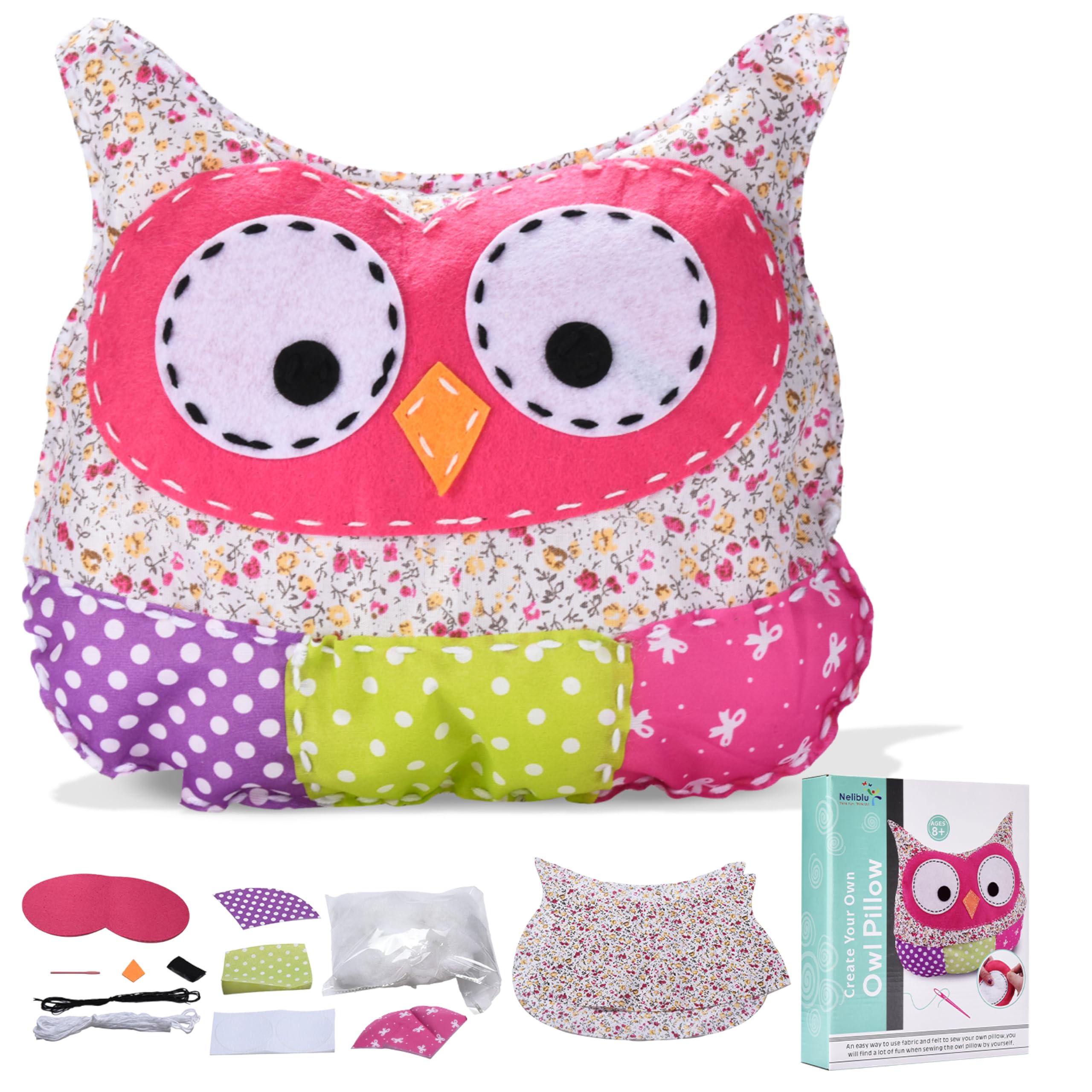 Amazon.com: Amazaque Owl Stuffed Pillow - Squishy Super Soft Plush Owl ...