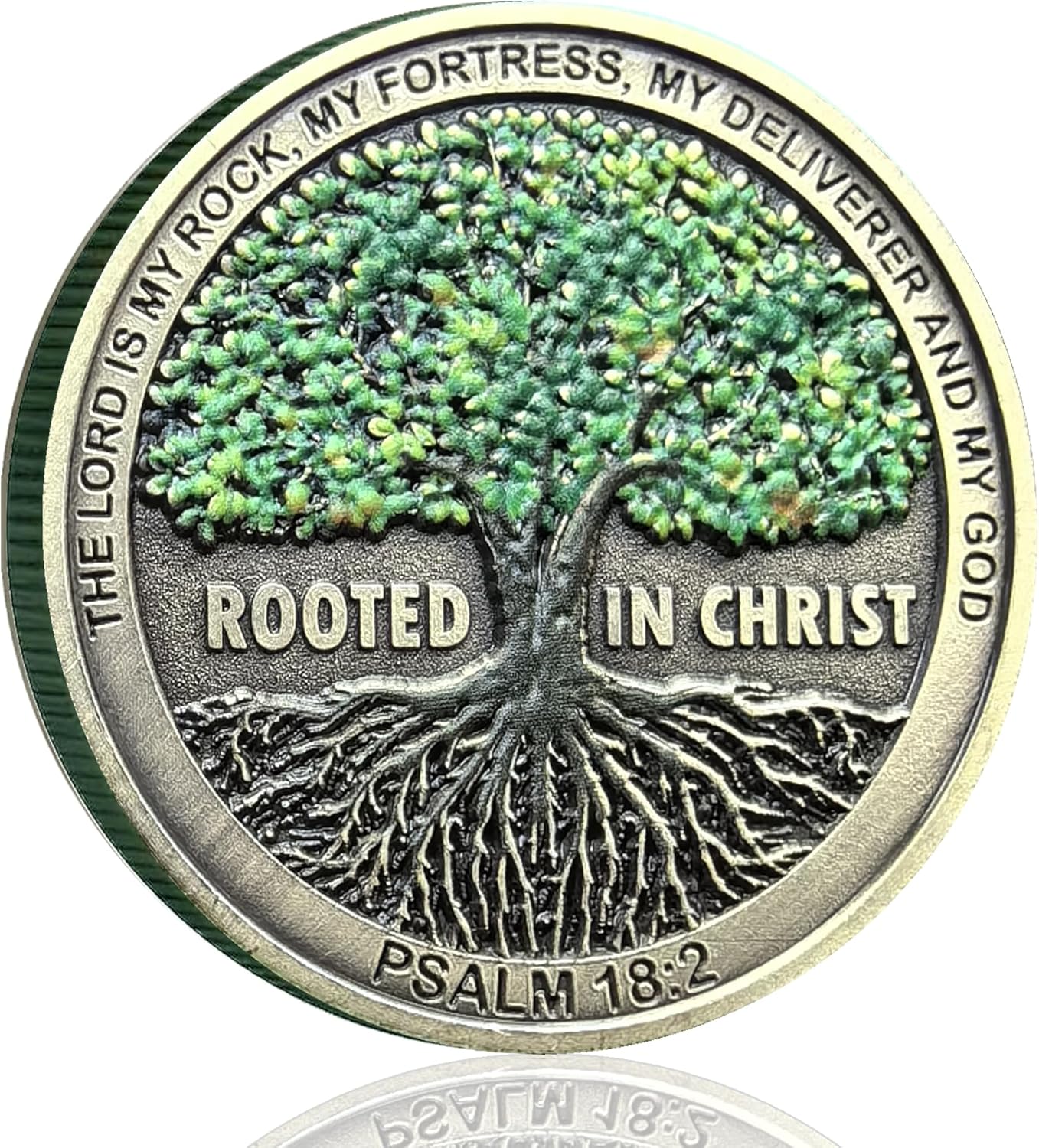 LZWIN Rooted in Christ Solid Christian Challenge Coin A Symbol of Faith ...