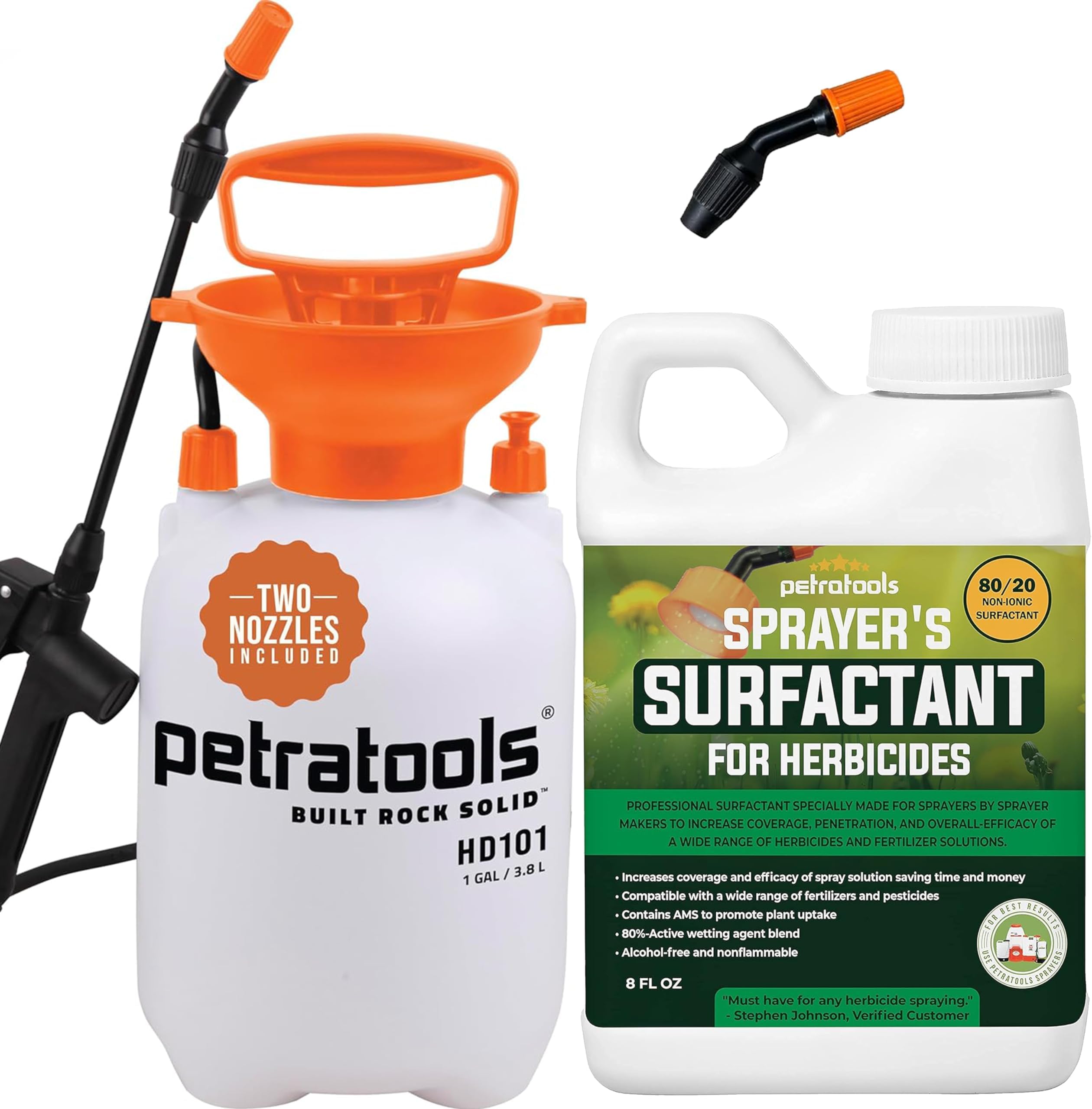 Amazon.com : 1 Gallon Sprayer & Surfactant (8oz) - HD101 1 Gallon Pump ...